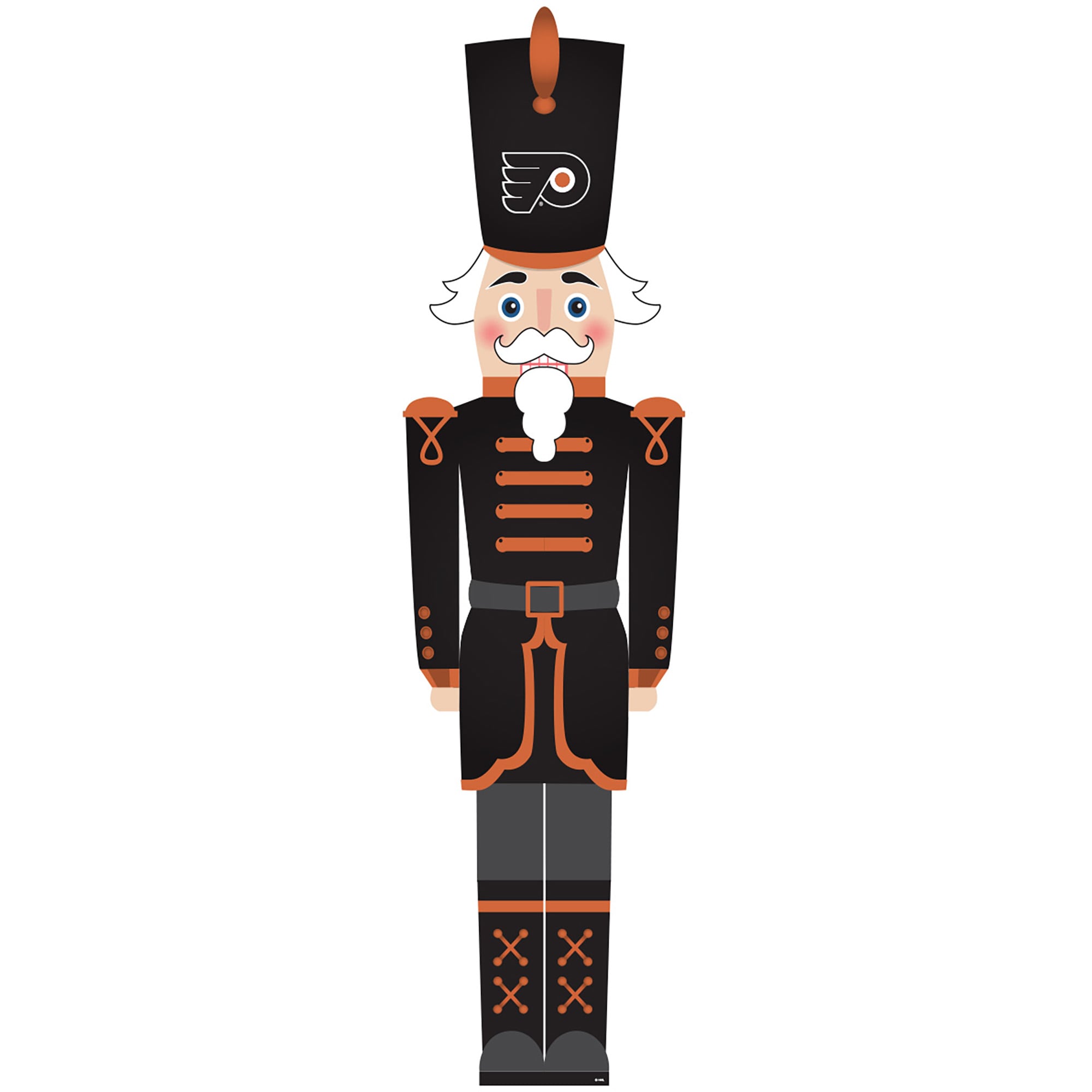 Fan Creations Philadelphia Flyers 46" Nutcracker Leaner Multicolor ...