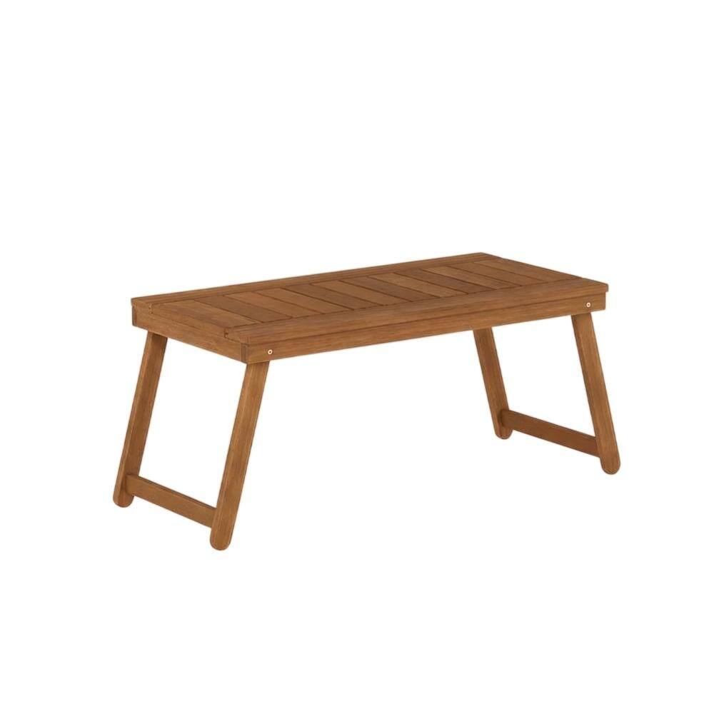 Outdoor Escape Portable Hardwood Folding Coffee Table Natural ...