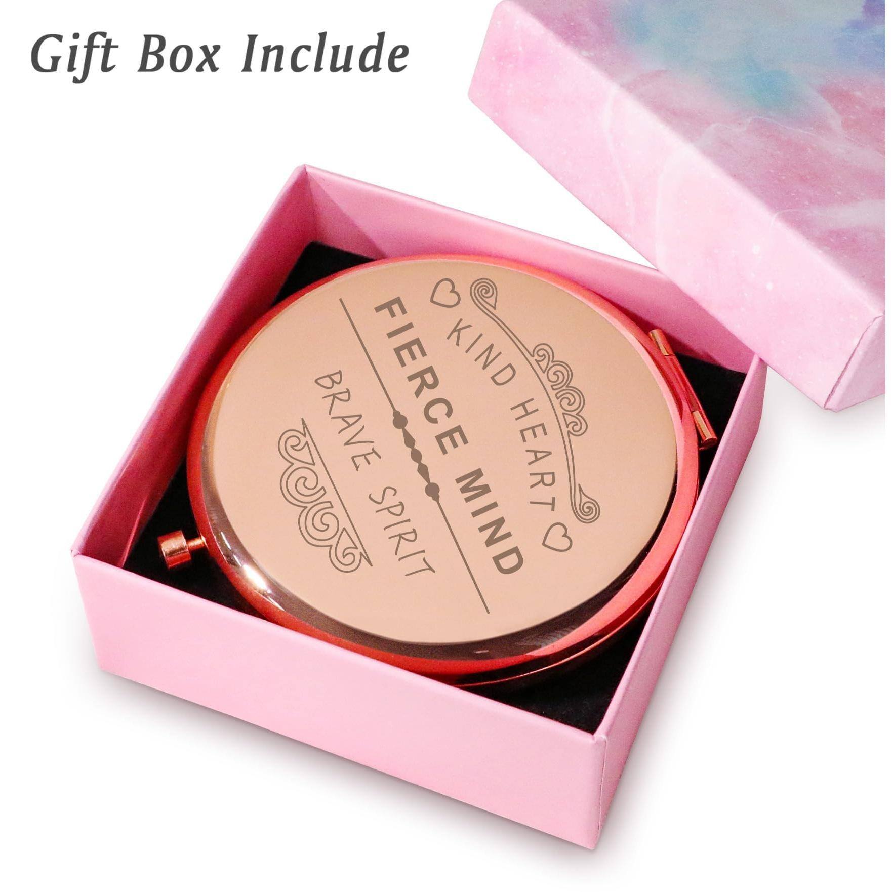 Pacoar Cade Personalized Gifts For Women Inspirational Compact Mirror ...