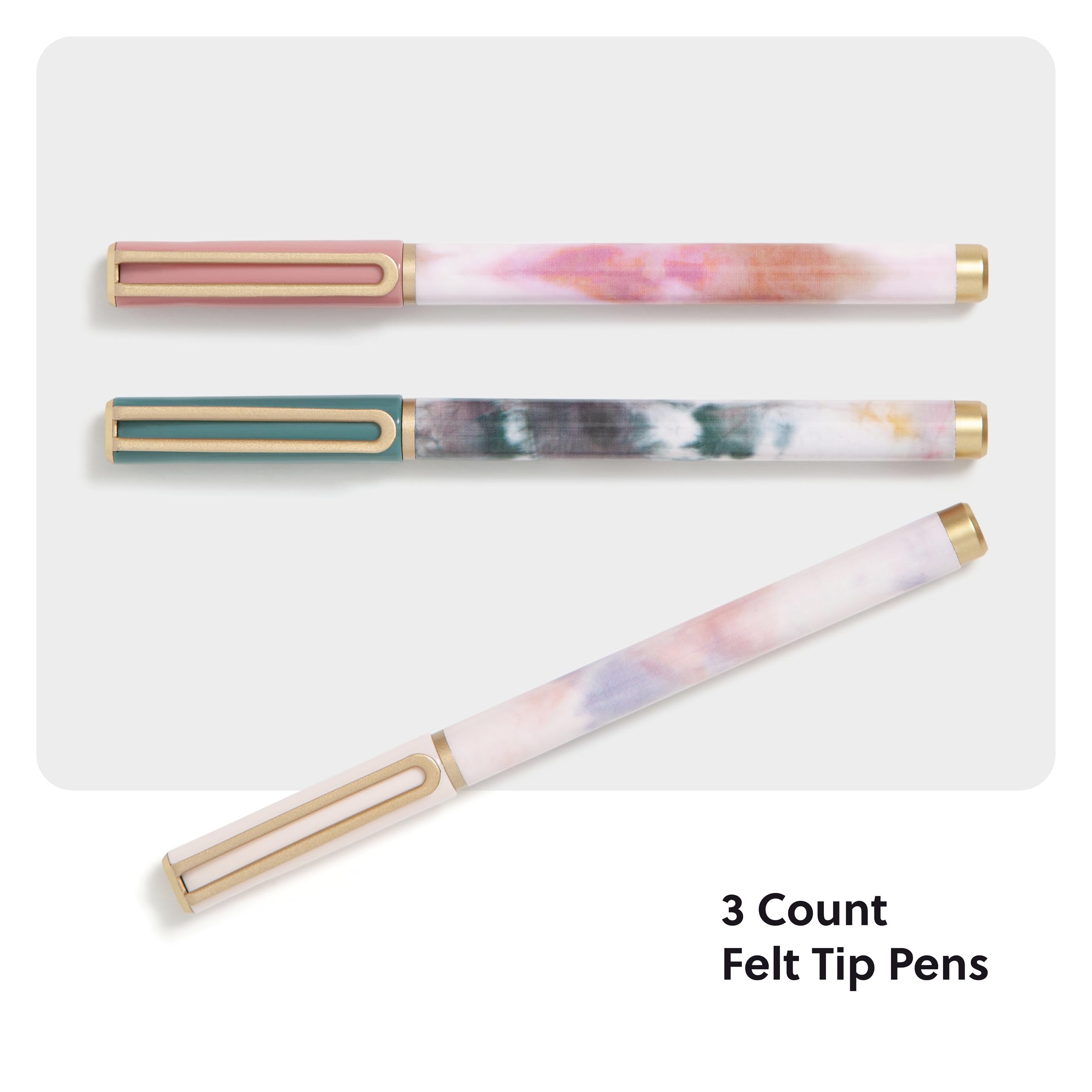 Paradigms Interiors Catalina Felt Tip Pens Set Of 3 Soft Dye Designs ...