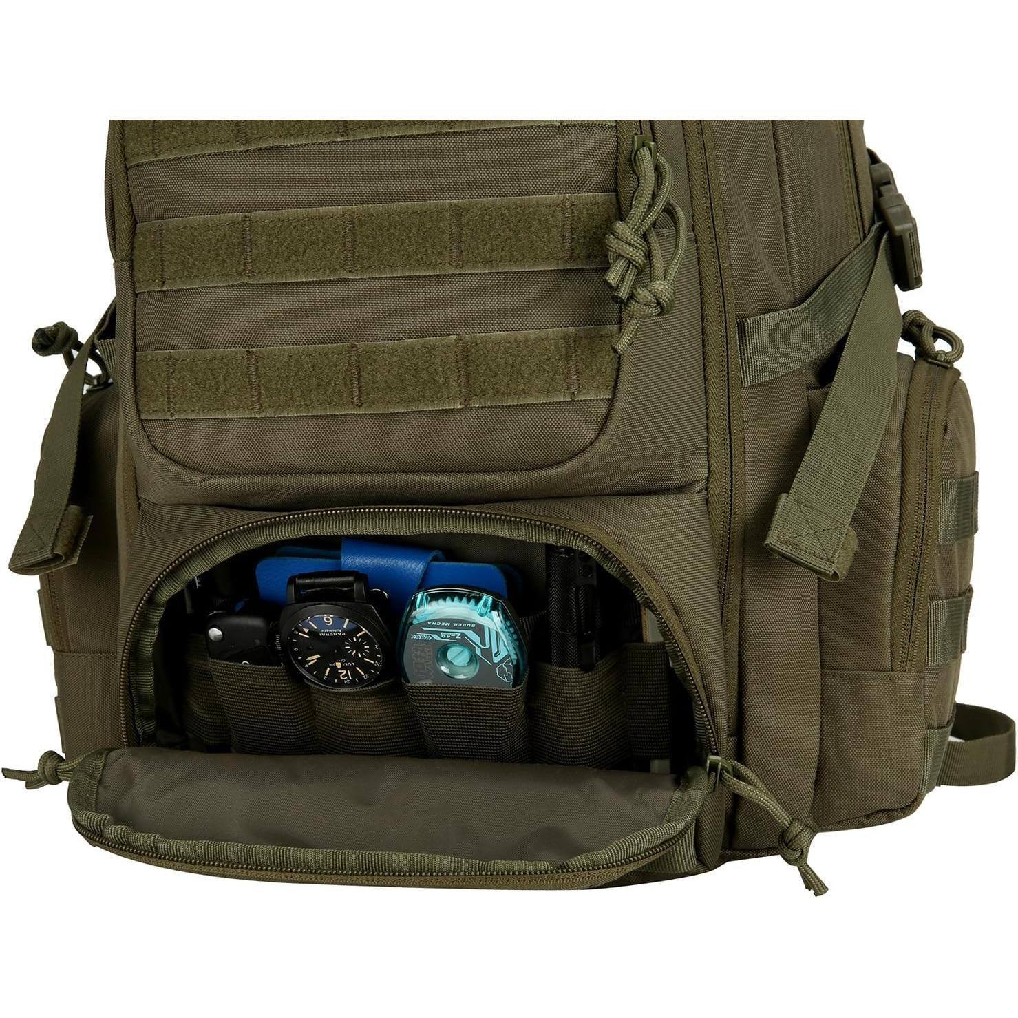 Live At Space 30L Backpack for Men 3 day Assault Pack Molle Hiking ...