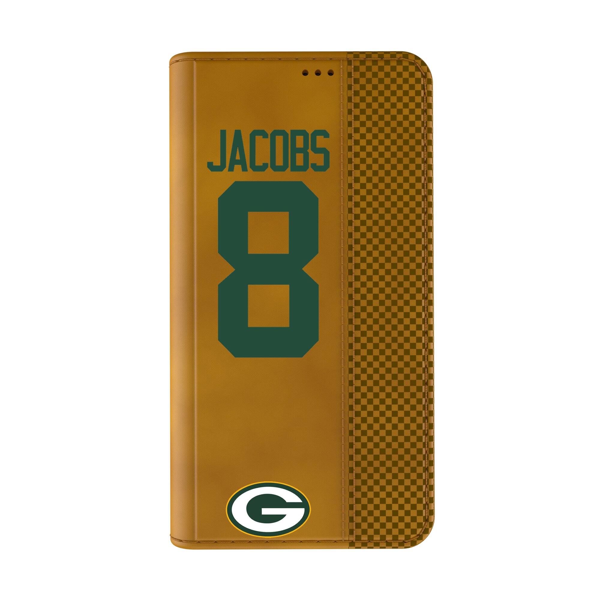 Keyscaper NFL Josh Jacobs Green Bay Packers Folio iPhone Case 15 Brown ...