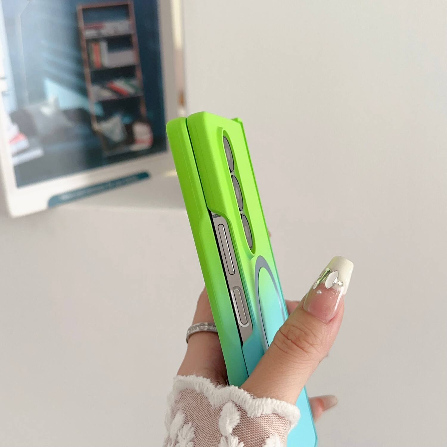 Dteck Magnetic Hard PC Hinge Case for Samsung Galaxy Z Fold6,Qi ...