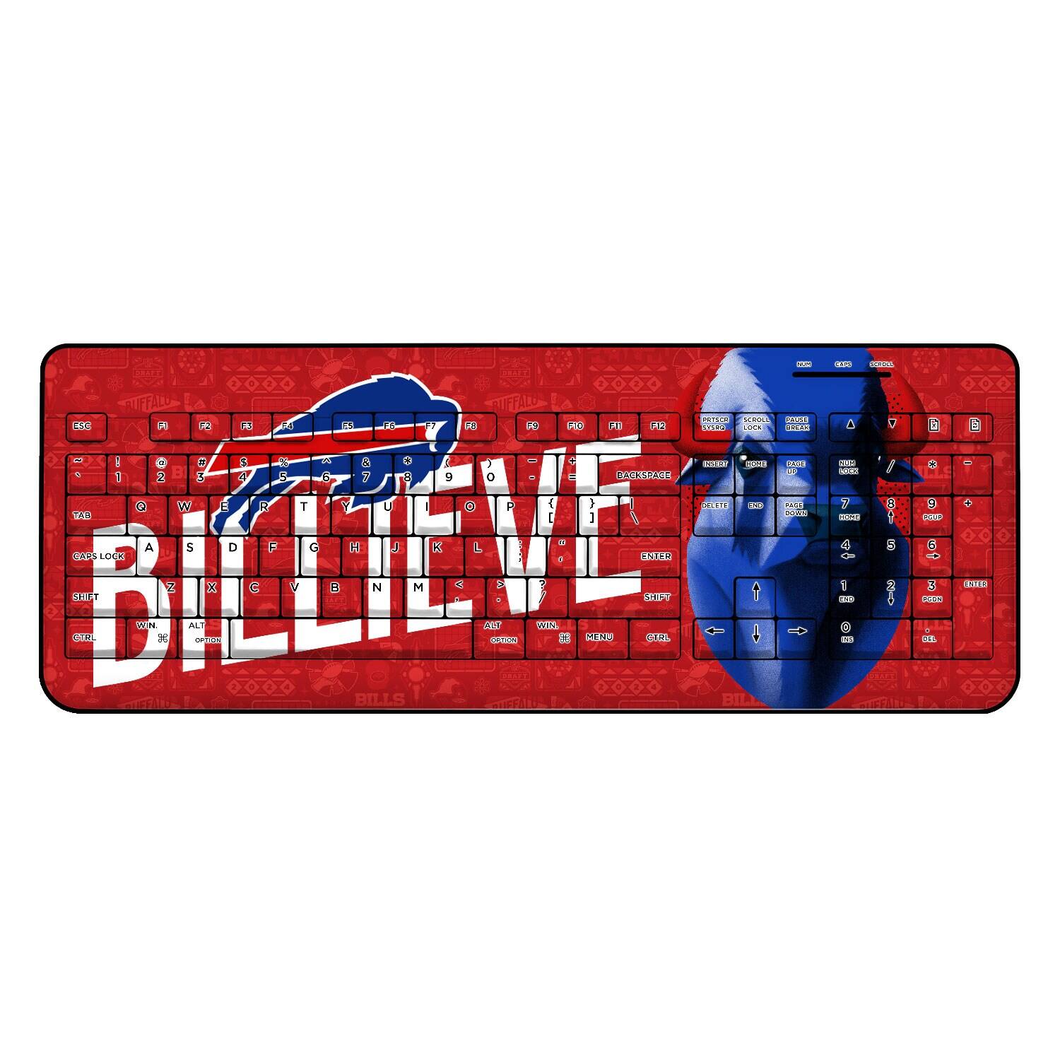 Keyscaper Buffalo Bills 2024 Illustrated Limited Edition Wireless ...