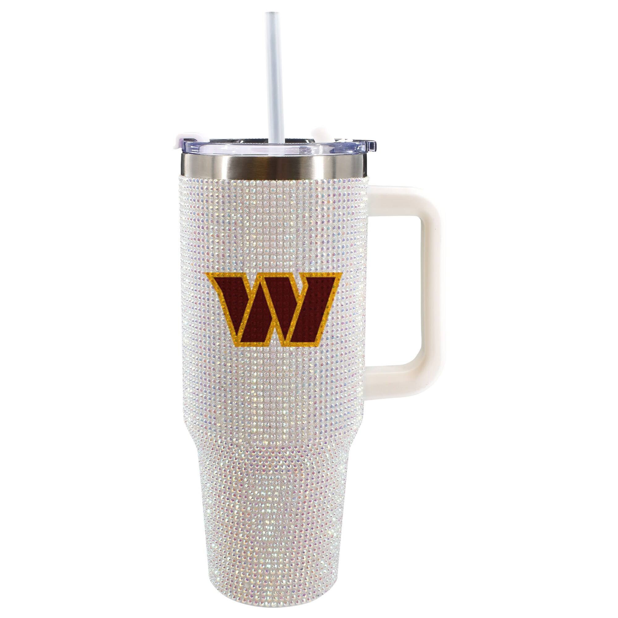 The Memory Company Washington Commanders 40oz. Bling Colossal Tumbler ...