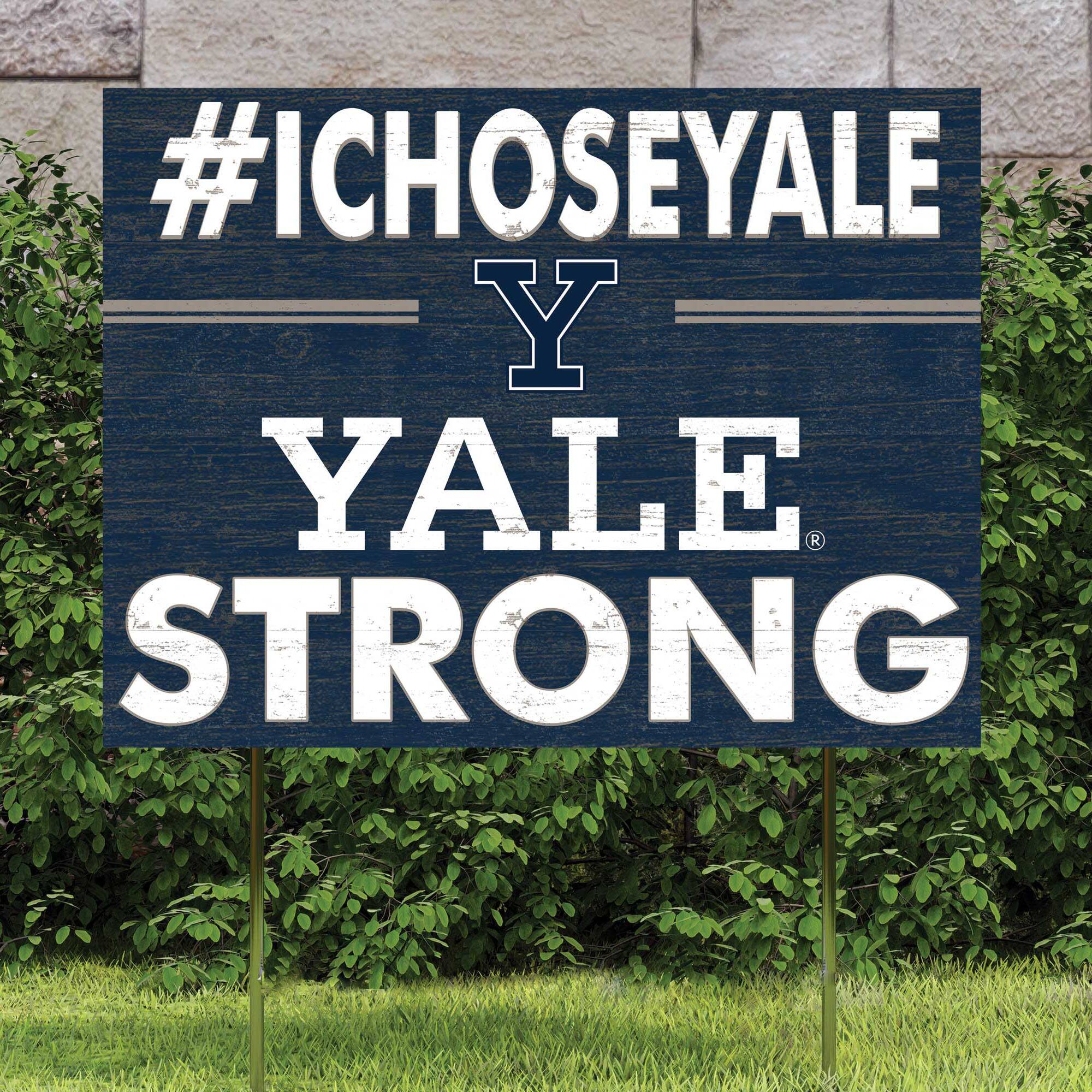 Jardine Yale Bulldogs 18'' x 24'' I Chose Lawn Sign Navy 5186190 - Best Buy