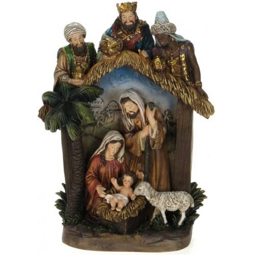 Mark Roberts Nativity Creche Scene Christmas Table Top Decoration 12 ...