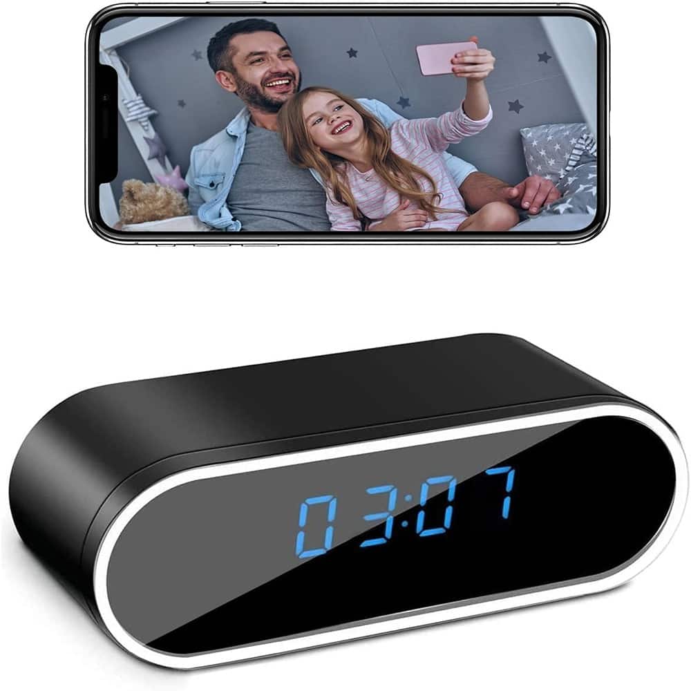RTMB - Hidden Camera Clock Wireless HD 1080P WiFi Spy Camera Night ...