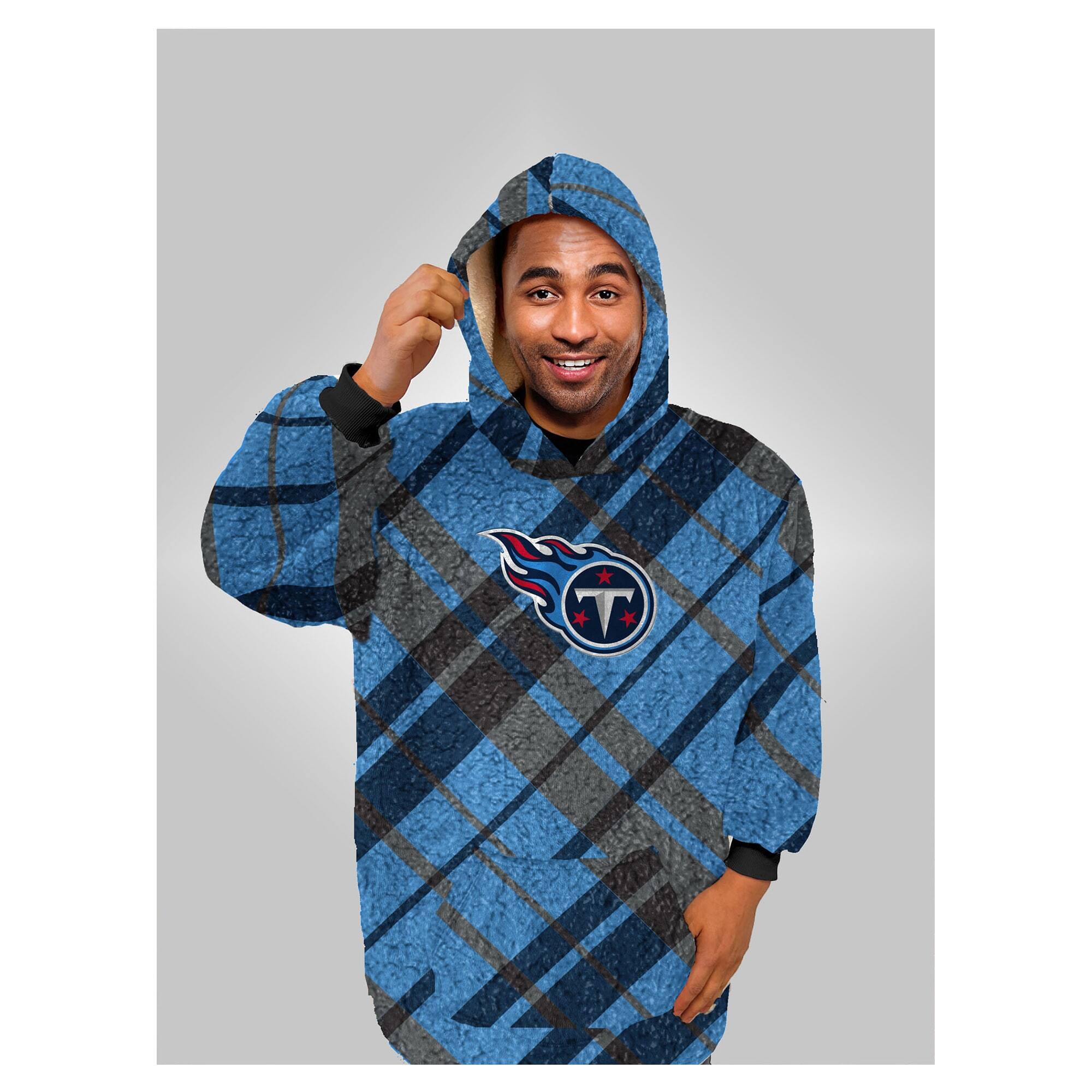 Pegasus Tennessee Titans 34" x 34" Digital Dash Sherpa Hooded Fan Cape ...