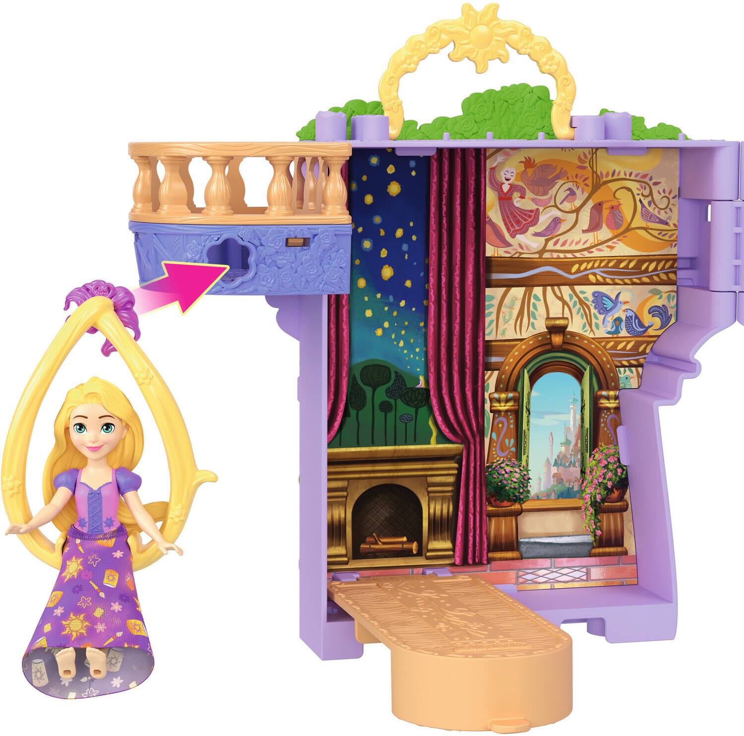 Mattel Disney Princess Storytime Stackers: Rapunzel Playset ...