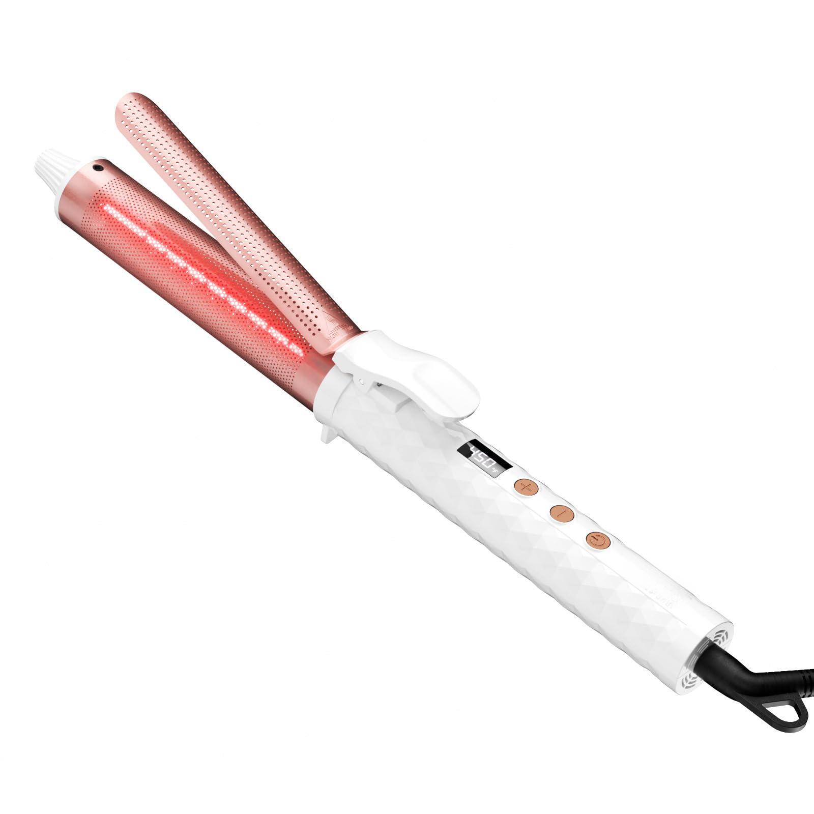 Reds Spade Curling Iron Wand Ceramic Tourmaline Coating Produces ...