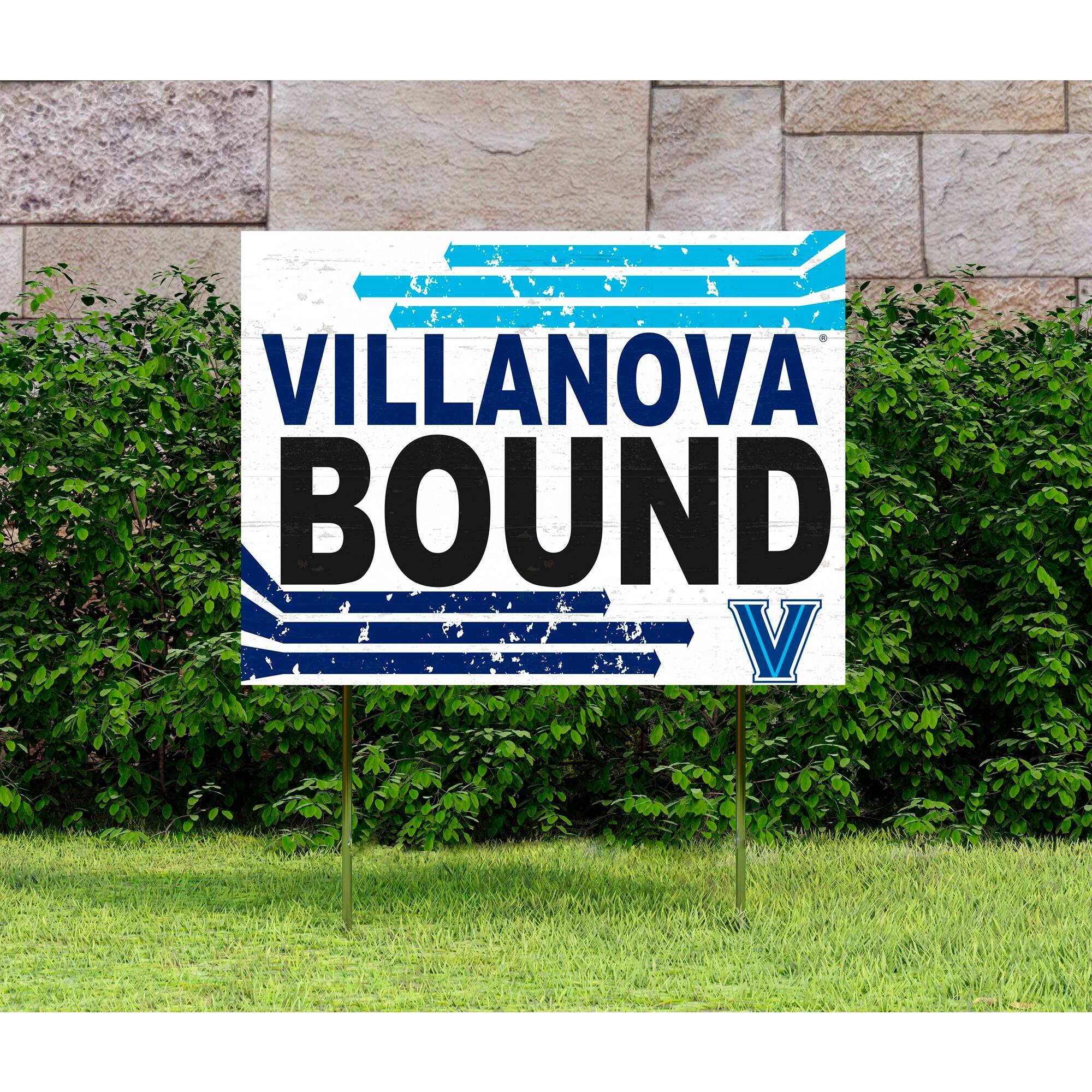 Jardine Villanova Wildcats 18" x 24" Bound Yard Sign White 200047614 ...
