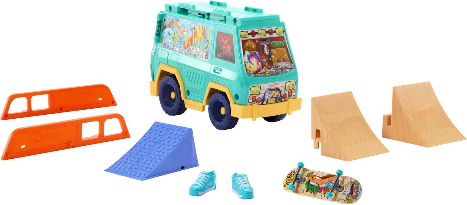 Mattel Hot Wheels Skate Tony Hawk Skate Van Playset Collectibles ...