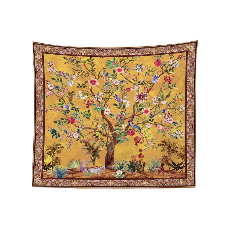Reds Spade Bohemian Tapestry Art Home Decoration Gold Tree RS-TP215 ...
