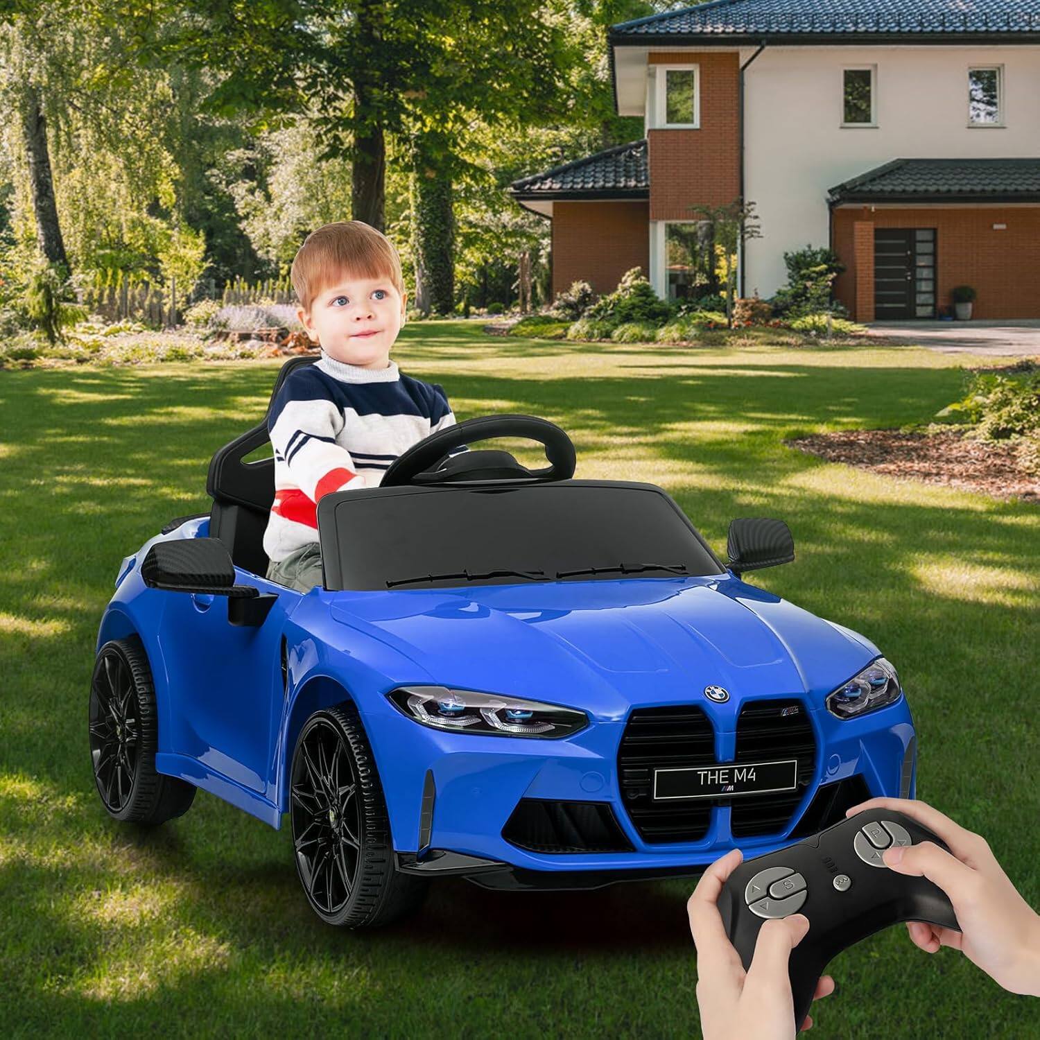 GARVEE Licensed BMW M4 Kids Car,12V Ride On Car for Kids,Battery ...