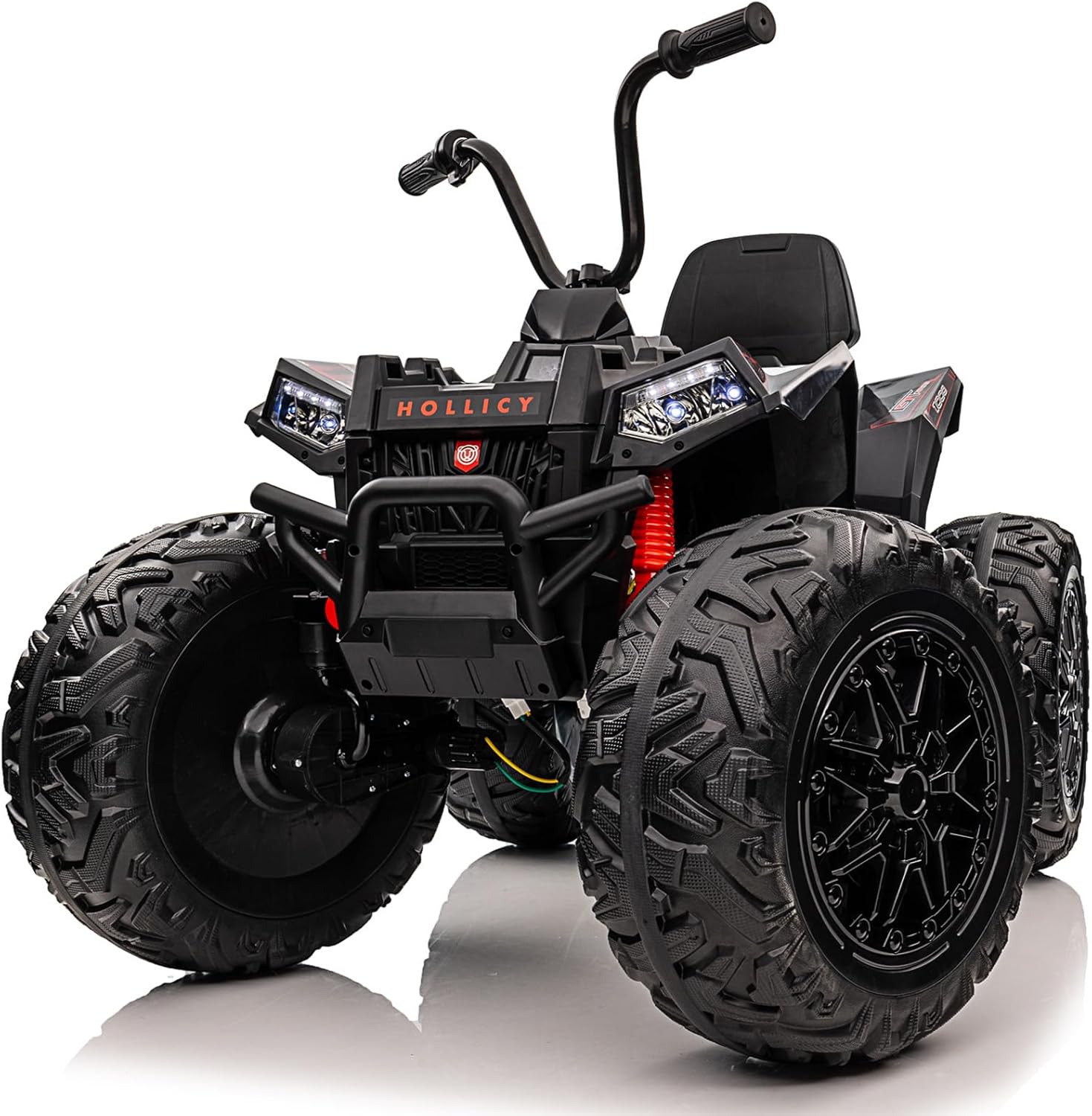 Homhougo 24V Kids 4WD Electric ATV, 2 Seater Quad Ride On Vehicle with ...