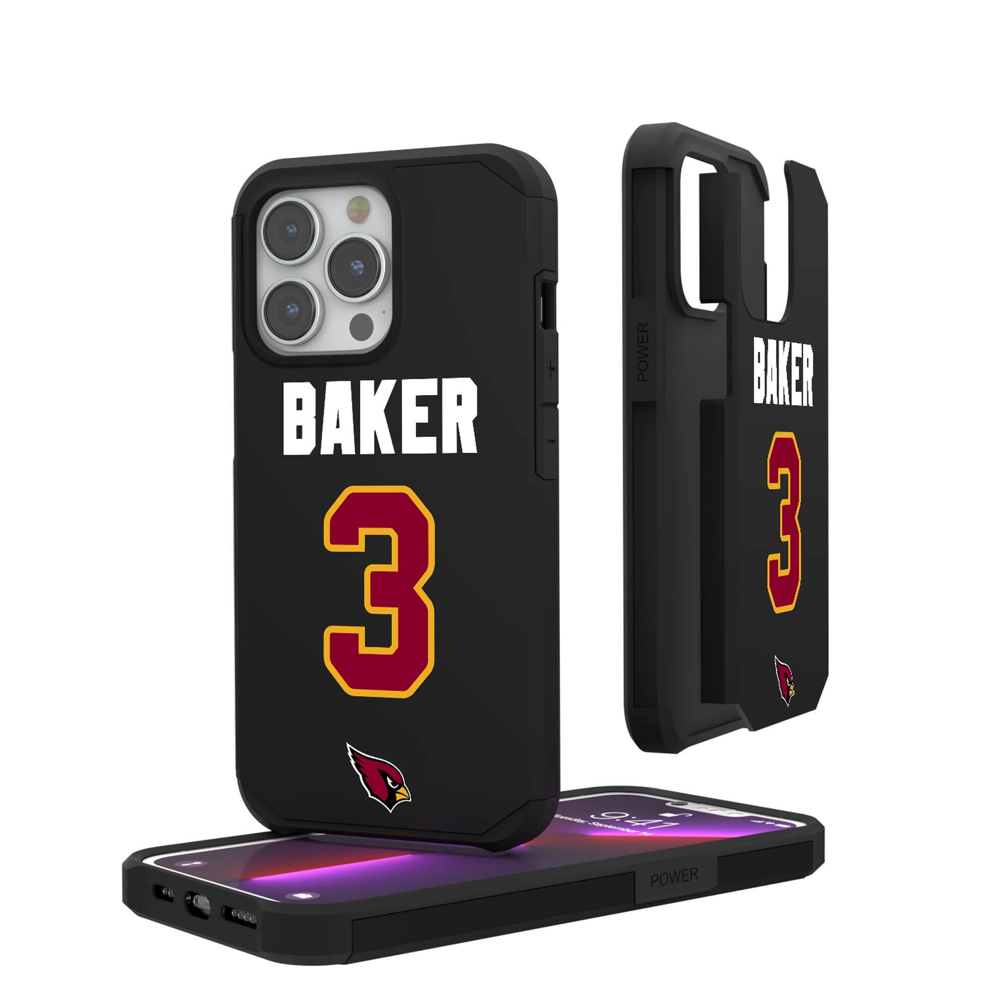 Keyscaper NFL Budda Baker Arizona Cardinals iPhone Rugged Case 15 Black 201095170 - Best Buy