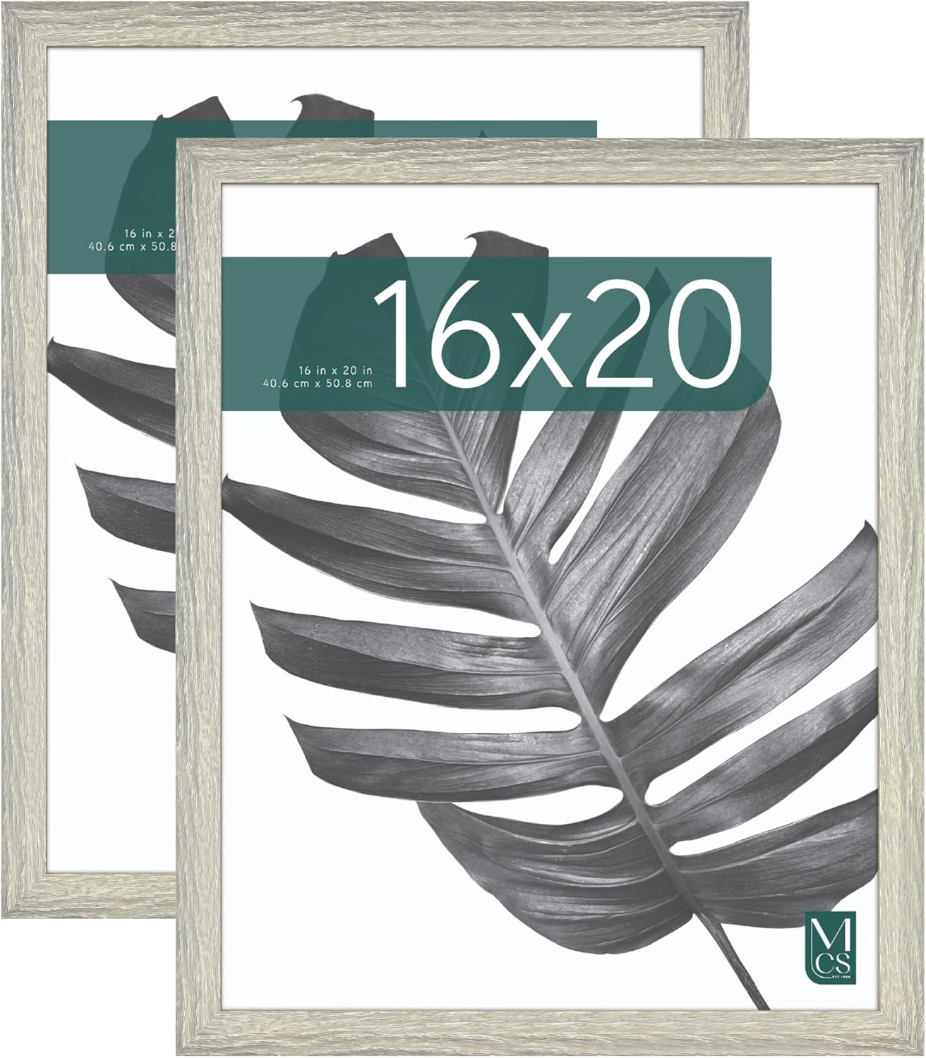 blue MCS Studio Gallery Classic 16x24 Poster Frame Black Woodgrain ...