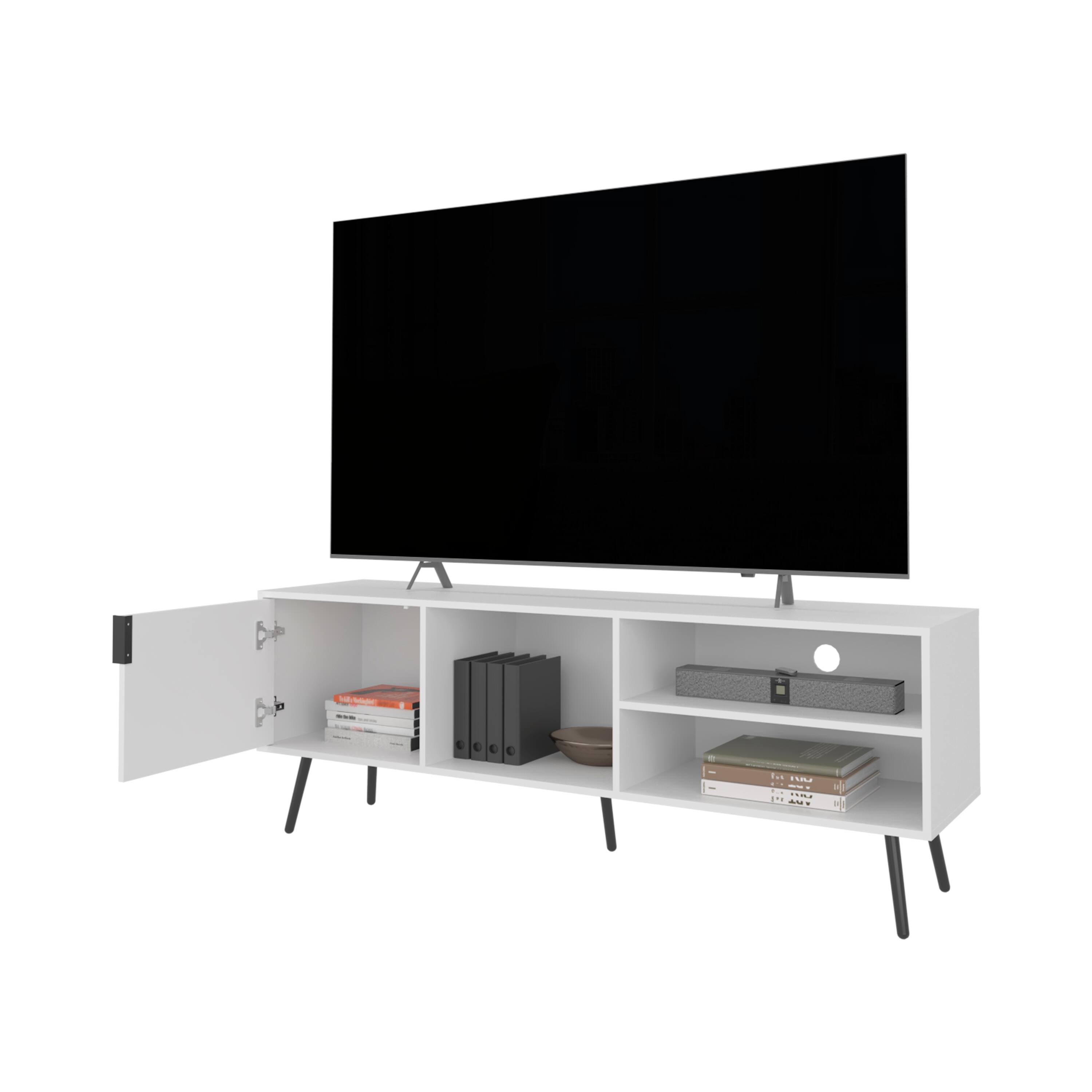 APRILSOUL Mescal Tv Stand Multistorage with a Door and Open Storage ...