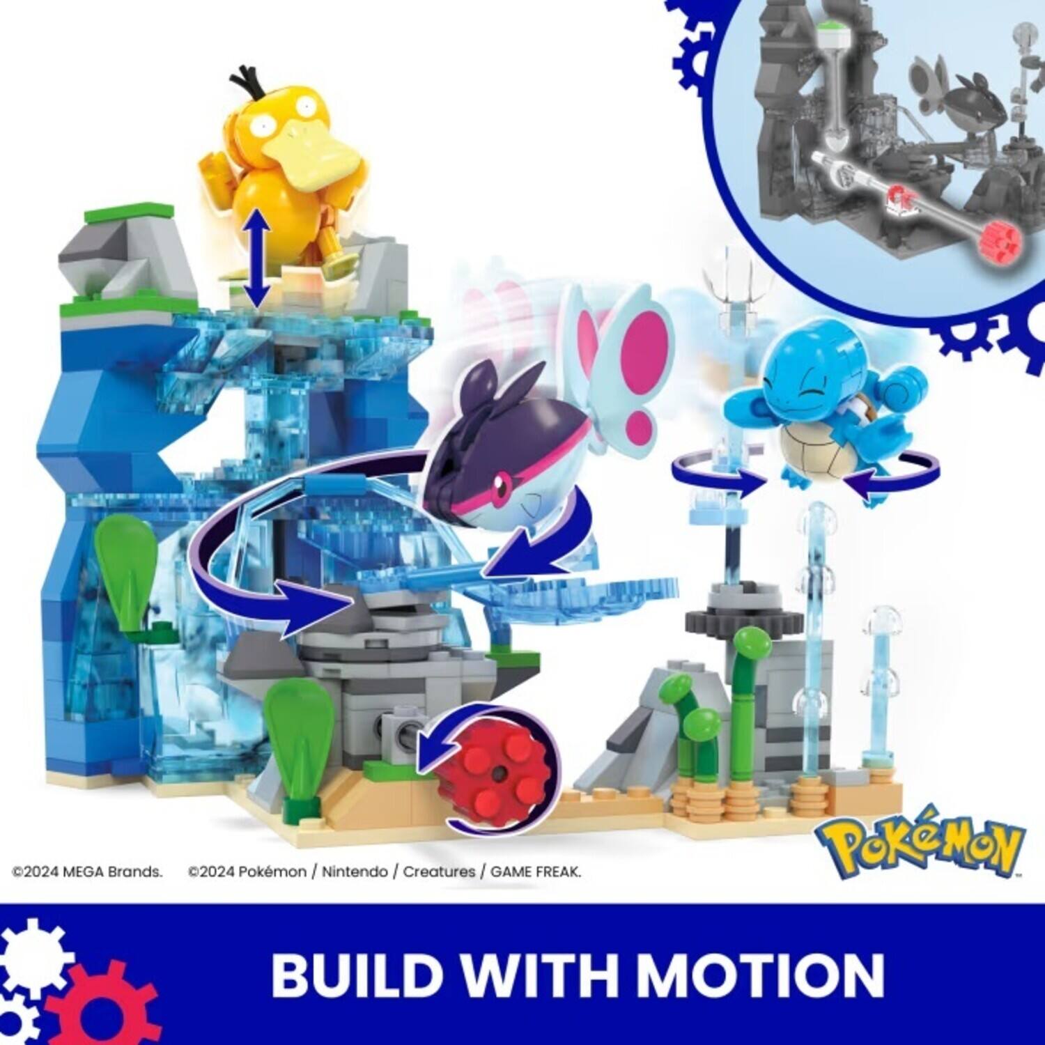 Mega Bloks Pokemon: Aquatic Adventure, 319 Piece Building Toy Set ...
