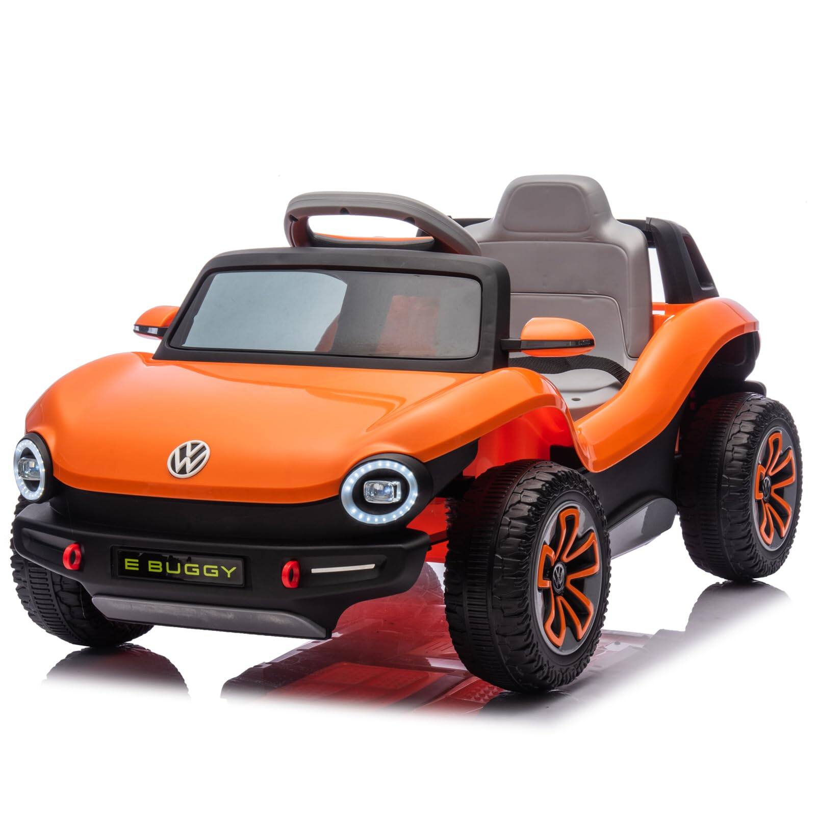 GARVEE 12V Licensed Volkswagen Beetle Kids Ride On Car, Electric 4 ...