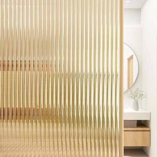 Stylel Star Window Film Frosted Reeded Glass Cling 3d Decorative ...