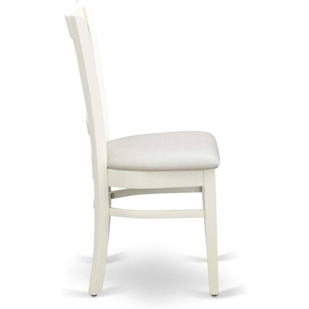 FurniFact 5 Piece Dining Table Set for 4 with White Kitchen Table and ...