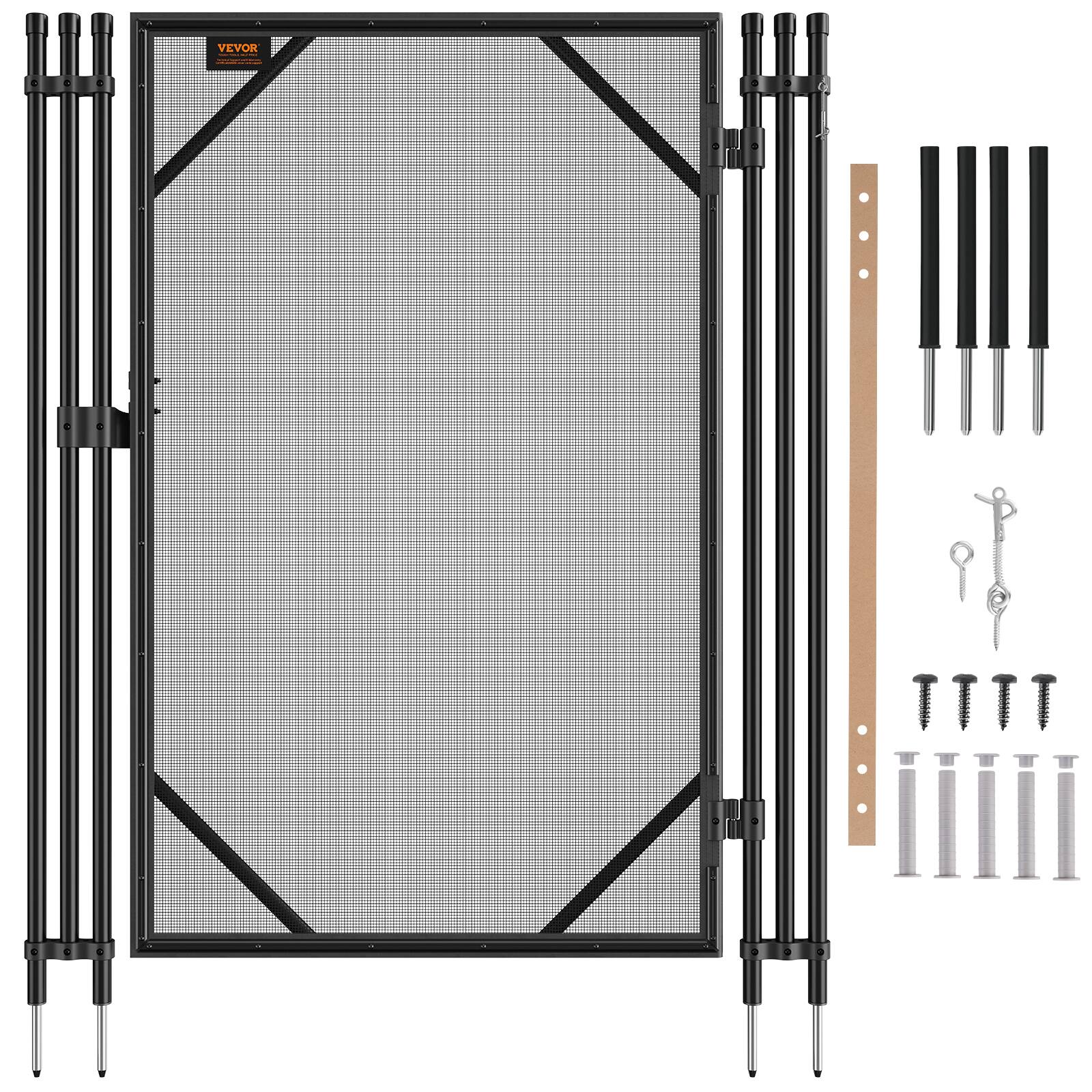 VEVOR Pool Fence Gate, 4 x 2.5 Ft, Easy DIY Installation Inground Pool ...