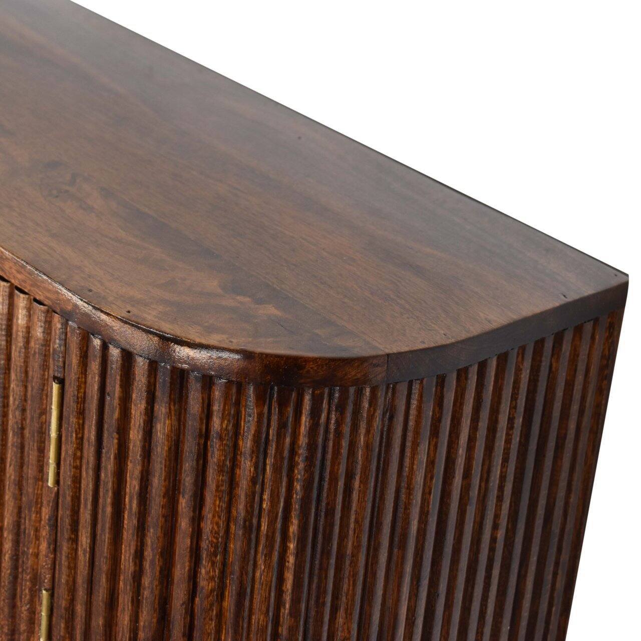 Artisan Furniture Solid Wood Chunky Chestnut Wall Mounted Console, 2 ...