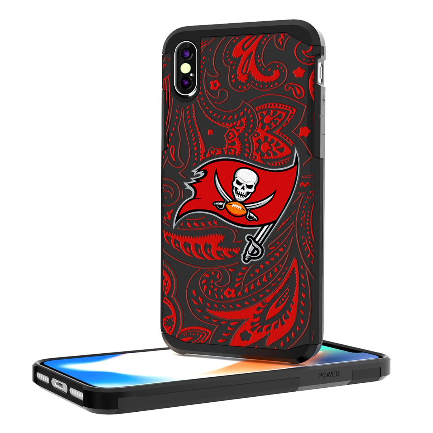 Keyscaper NFL Tampa Bay Buccaneers iPhone Rugged Paisley Design Case 15 ...