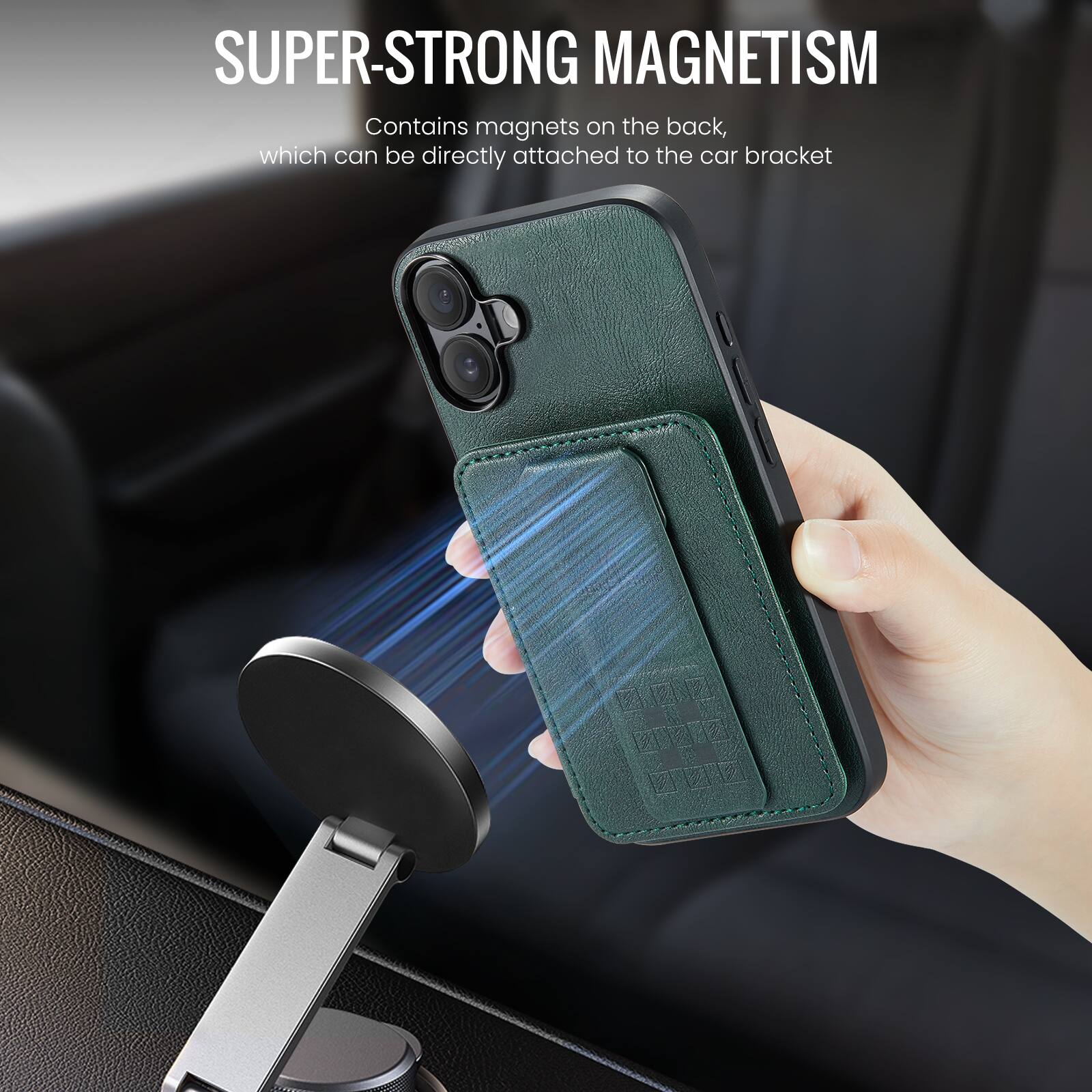 Dteck for Apple iPhone 16 Plus Wallet Case,Vintage PU Leather ...