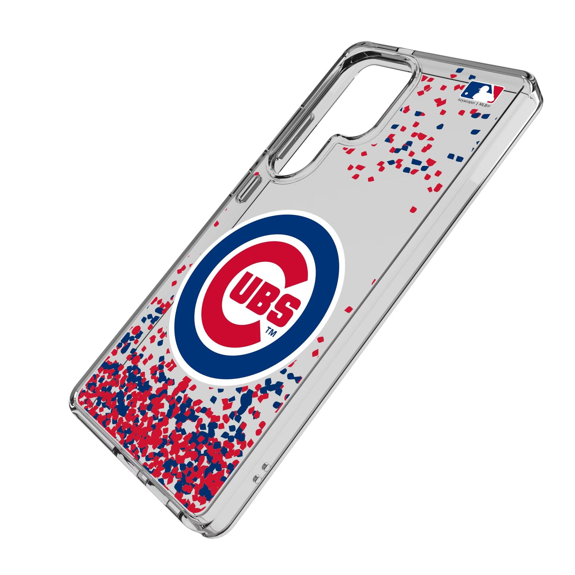 Keyscaper MLB Chicago Cubs Galaxy S8 Confetti Design Clear Case S23 ...