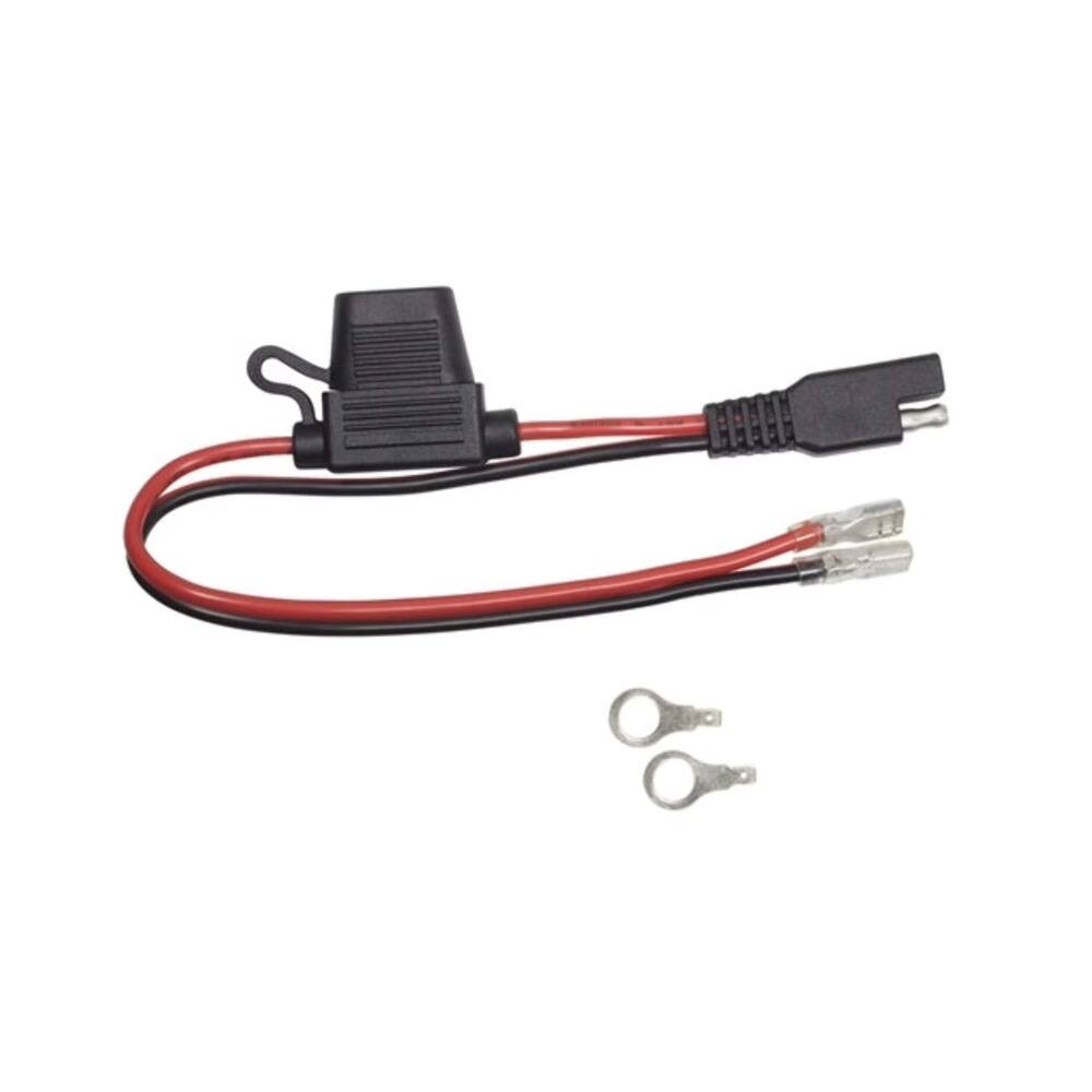 Yak Power Battery Terminal Connector with SAE to Spade Pigtail Black YP ...