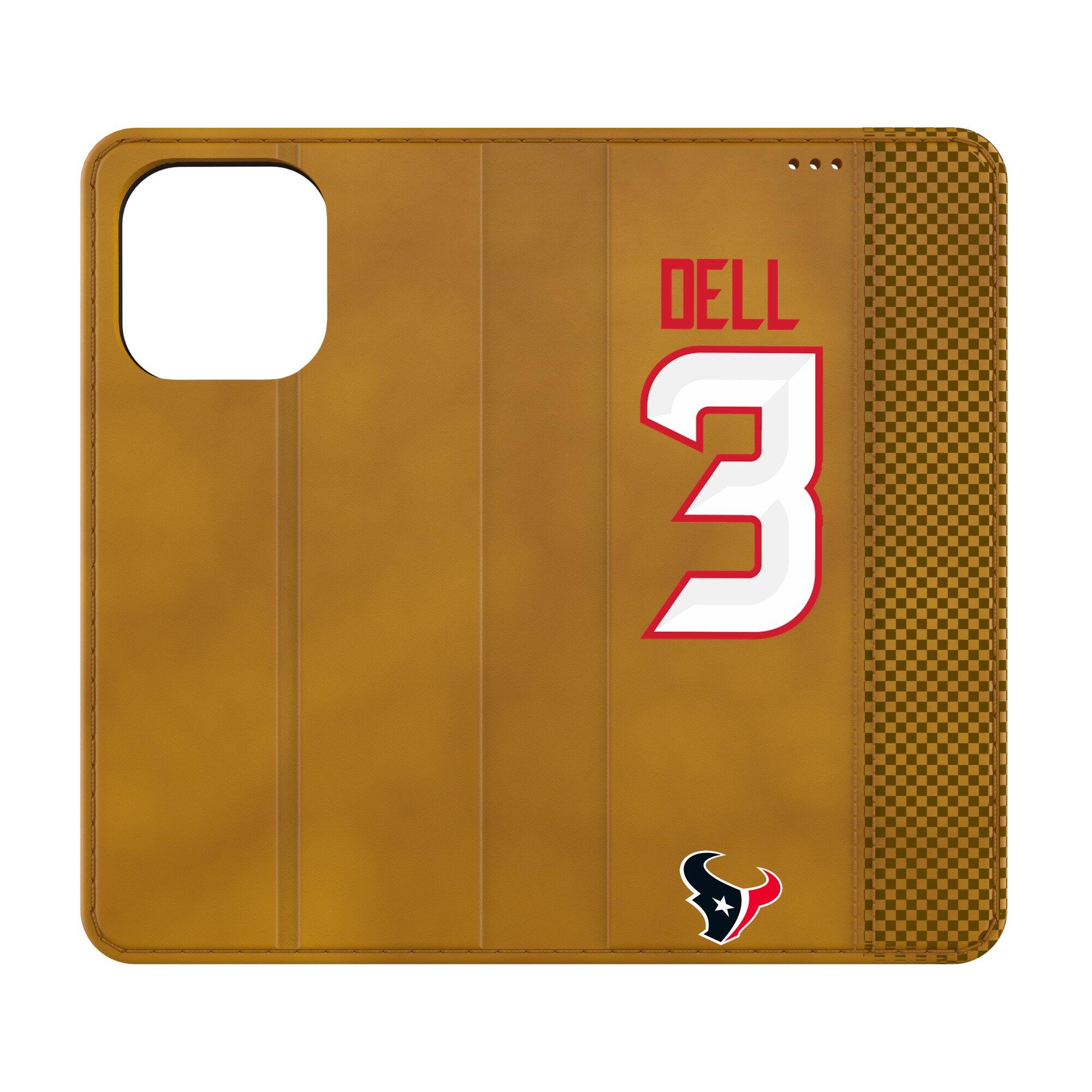 Keyscaper NFL Houston Texans Tank Dell Folio iPhone Case 15 Pro Brown ...