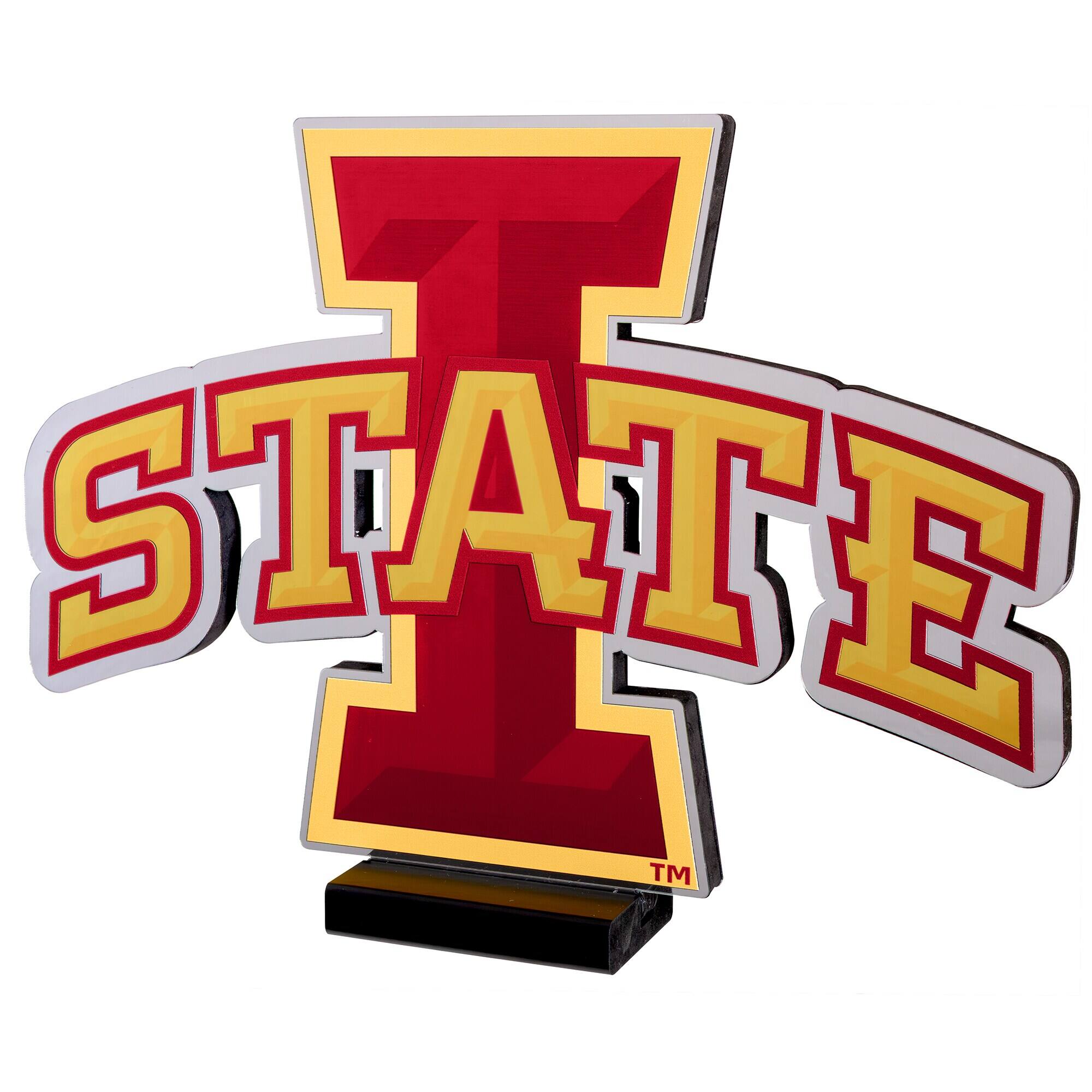 Sporticulture Iowa State Cyclones LED Infinity Logo Light Red 203081437 ...