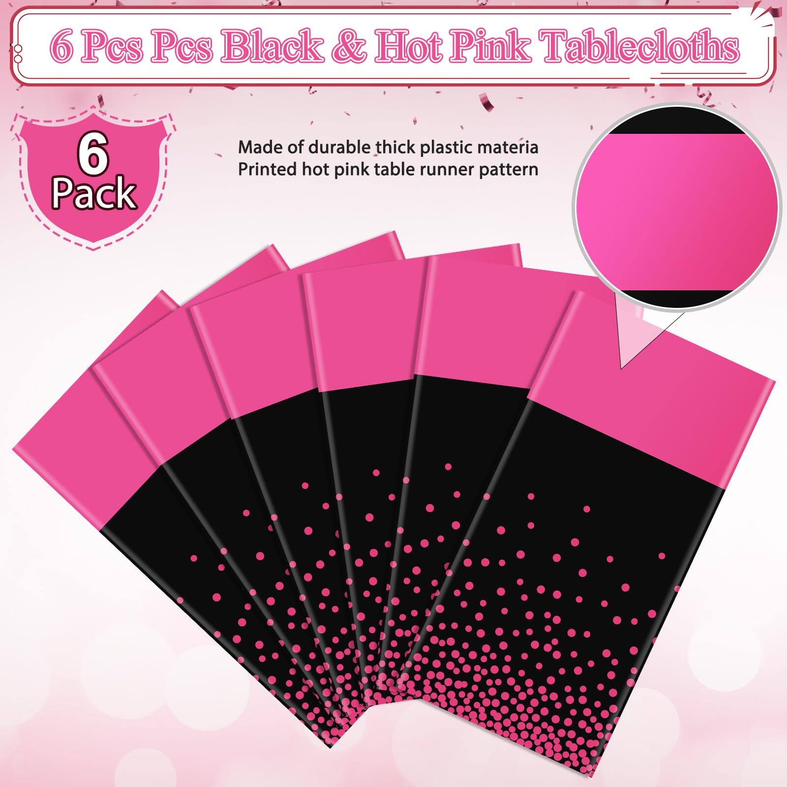 Dapper Styles Hot Tablecloth Party Decorations Plastic Table Cloth ...