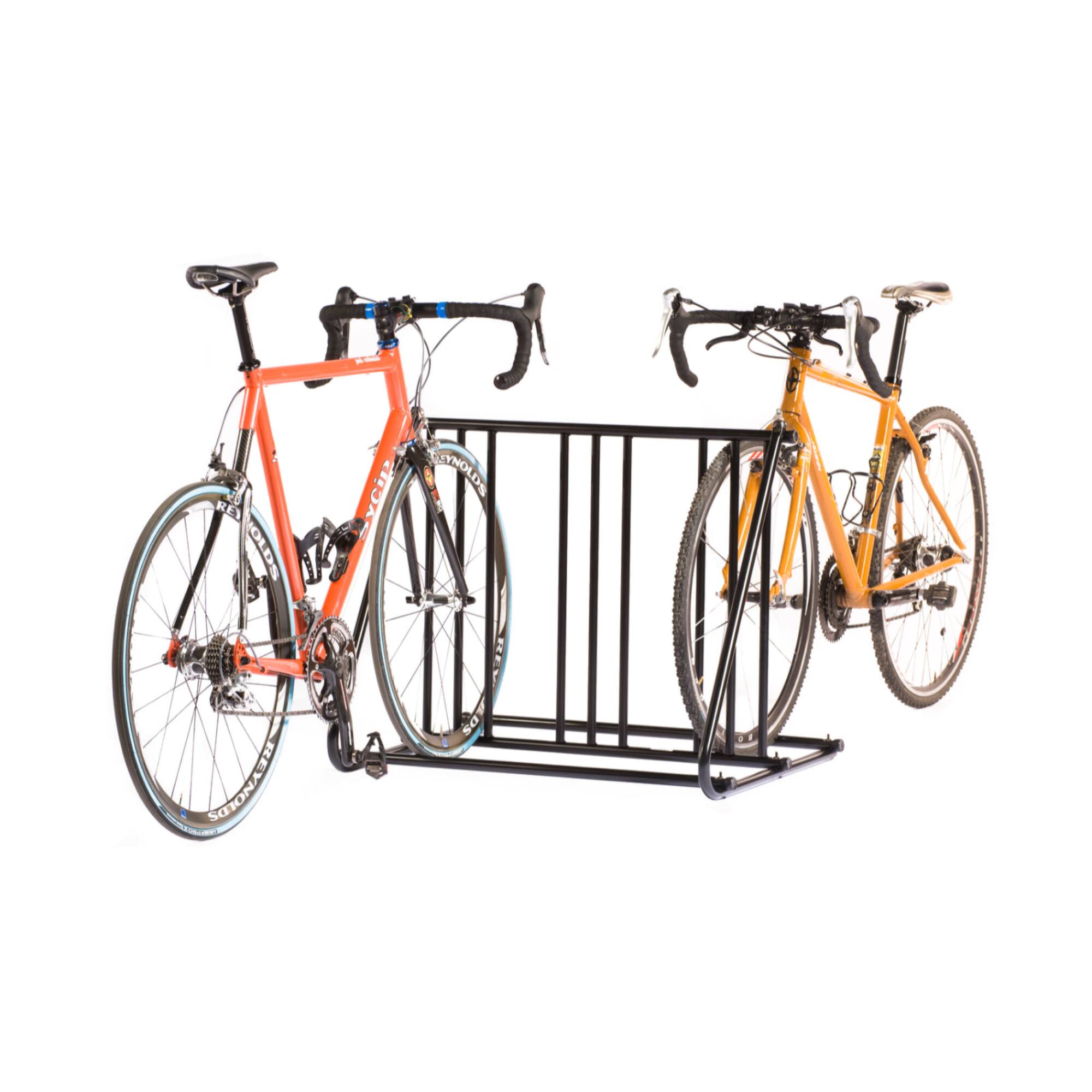 Saris Mighty Mite 6 Bike Parking Rack, Indoor and Outdoor Grid Bike Rack Black SAR6210 - Best Buy