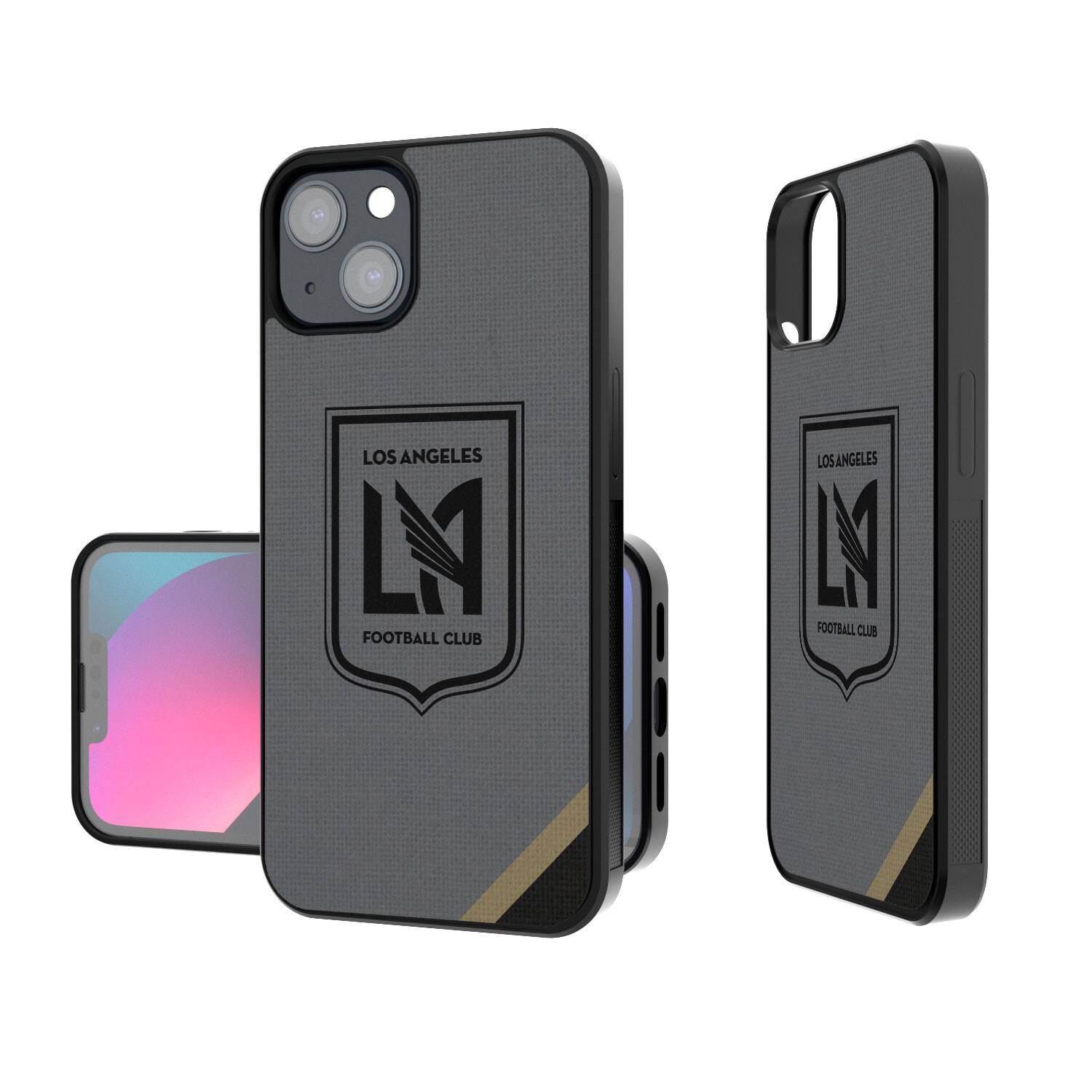 Keyscaper MLS LAFC iPhone Diagonal Stripe Design Bump Case 15 Pro ...