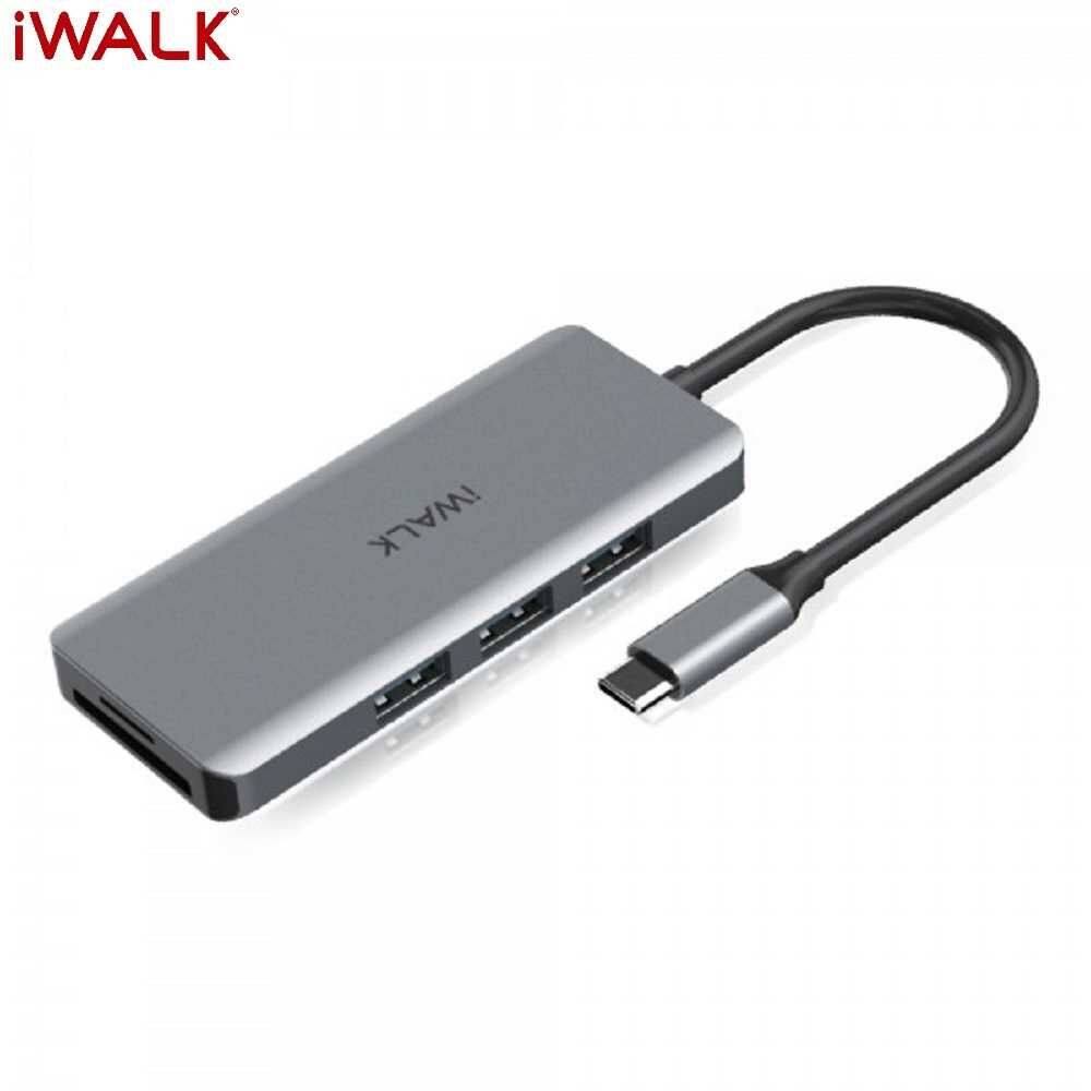 iWalk 100W 7 in 1 Type C USB Hub – High Speed Data Transfer & Charging ...