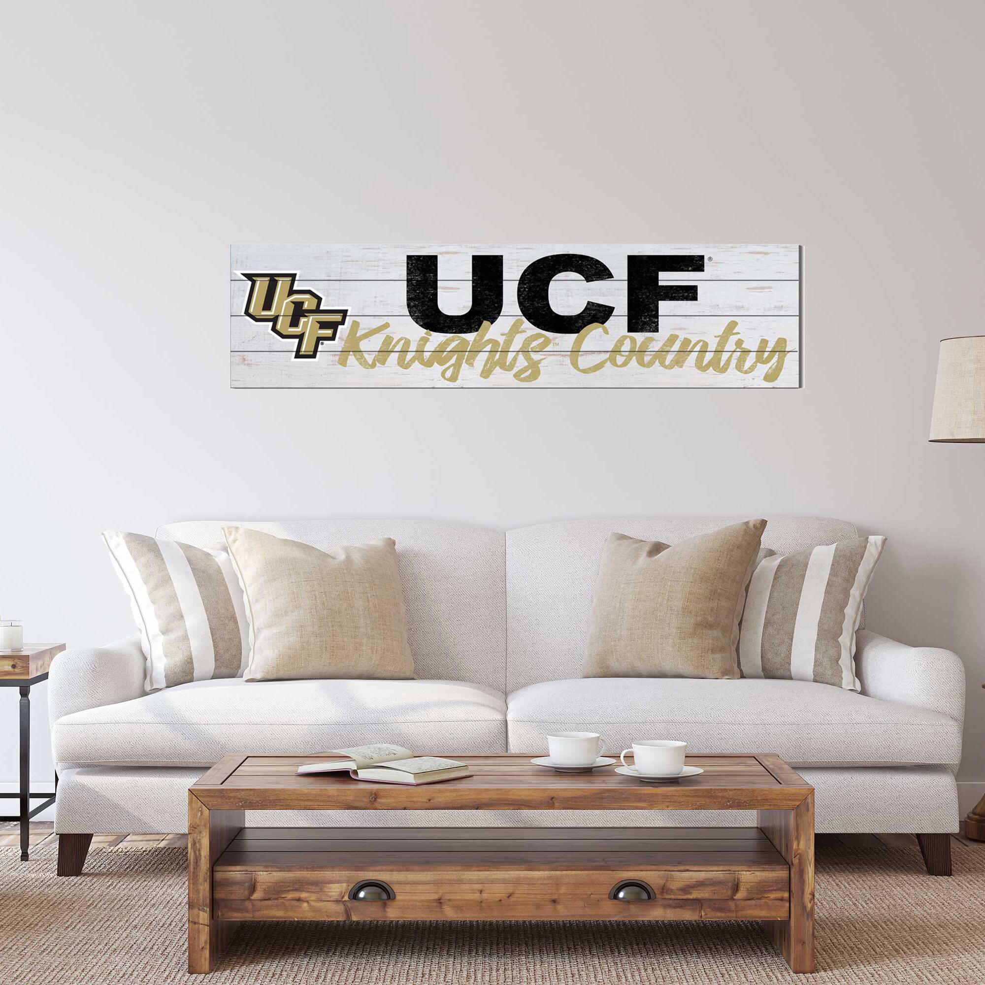 Jardine UCF Knights 10'' x 40'' Logo Sign White 4965696 - Best Buy