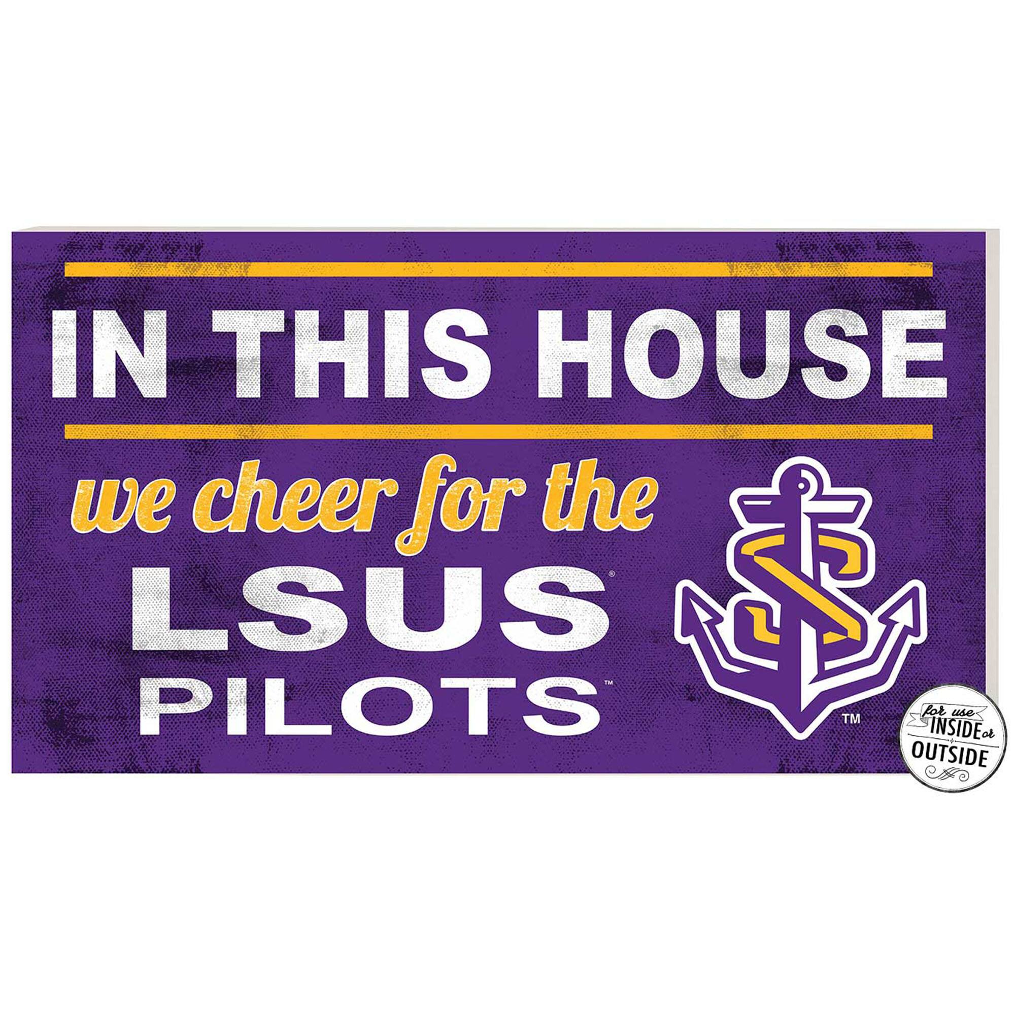 Jardine LSU Shreveport Pilots 11" x 20" Indoor/Outdoor In This House ...