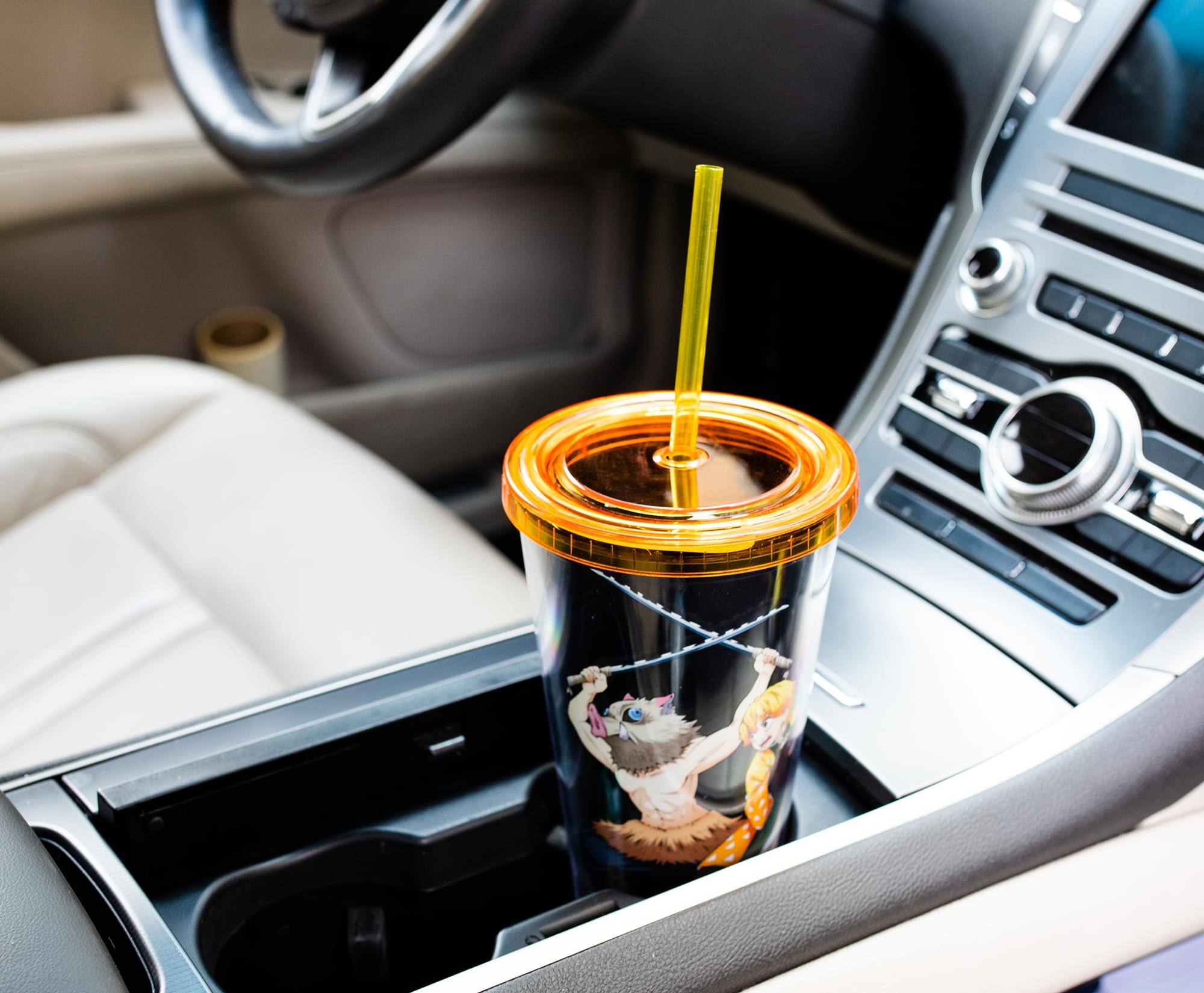 Surreal Entertainment Demon Slayer Acrylic Carnival Cup with Lid and ...