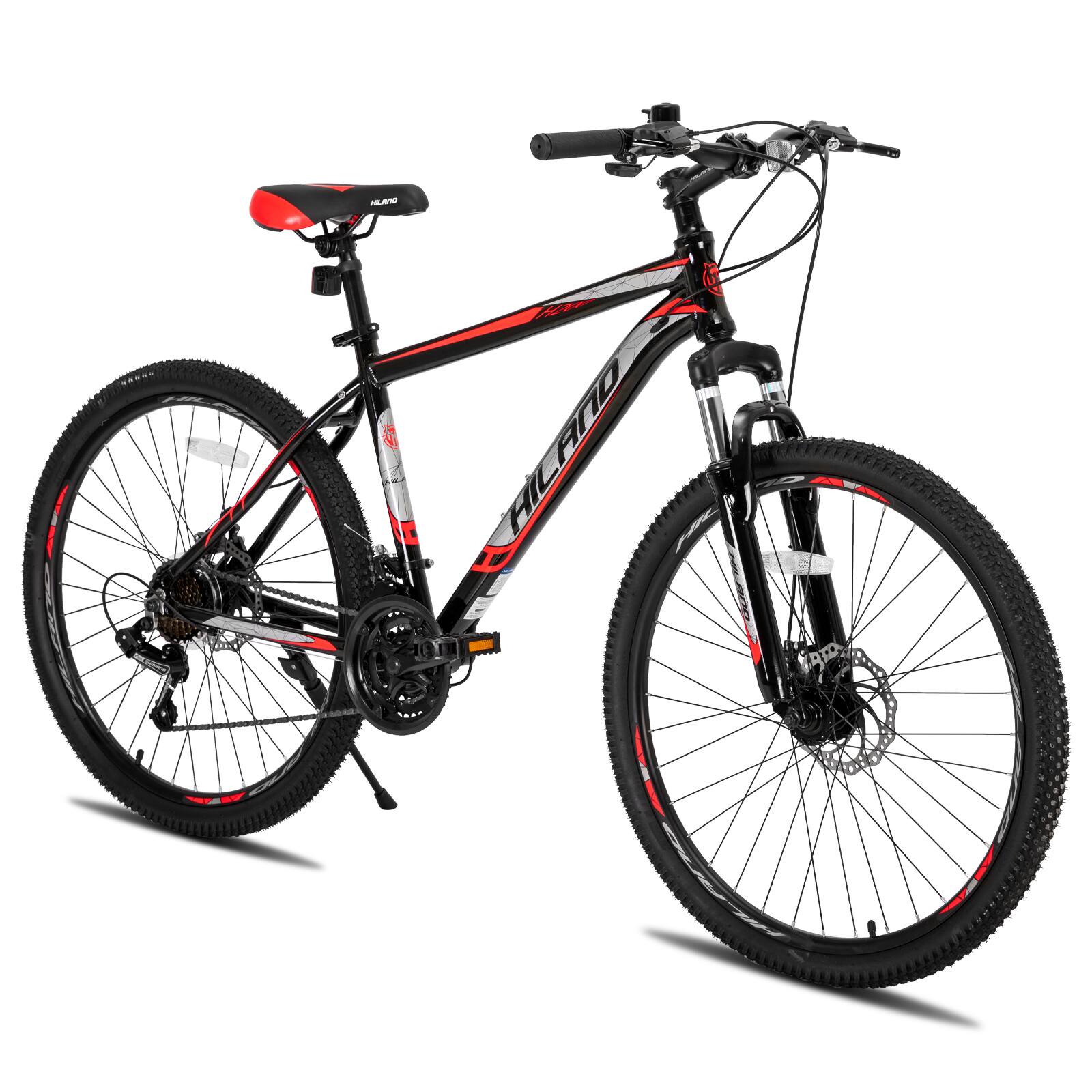 HILAND H200 26" Mountain Bike for Men Women Multi Spokes Wheel Black H200 - Best Buy