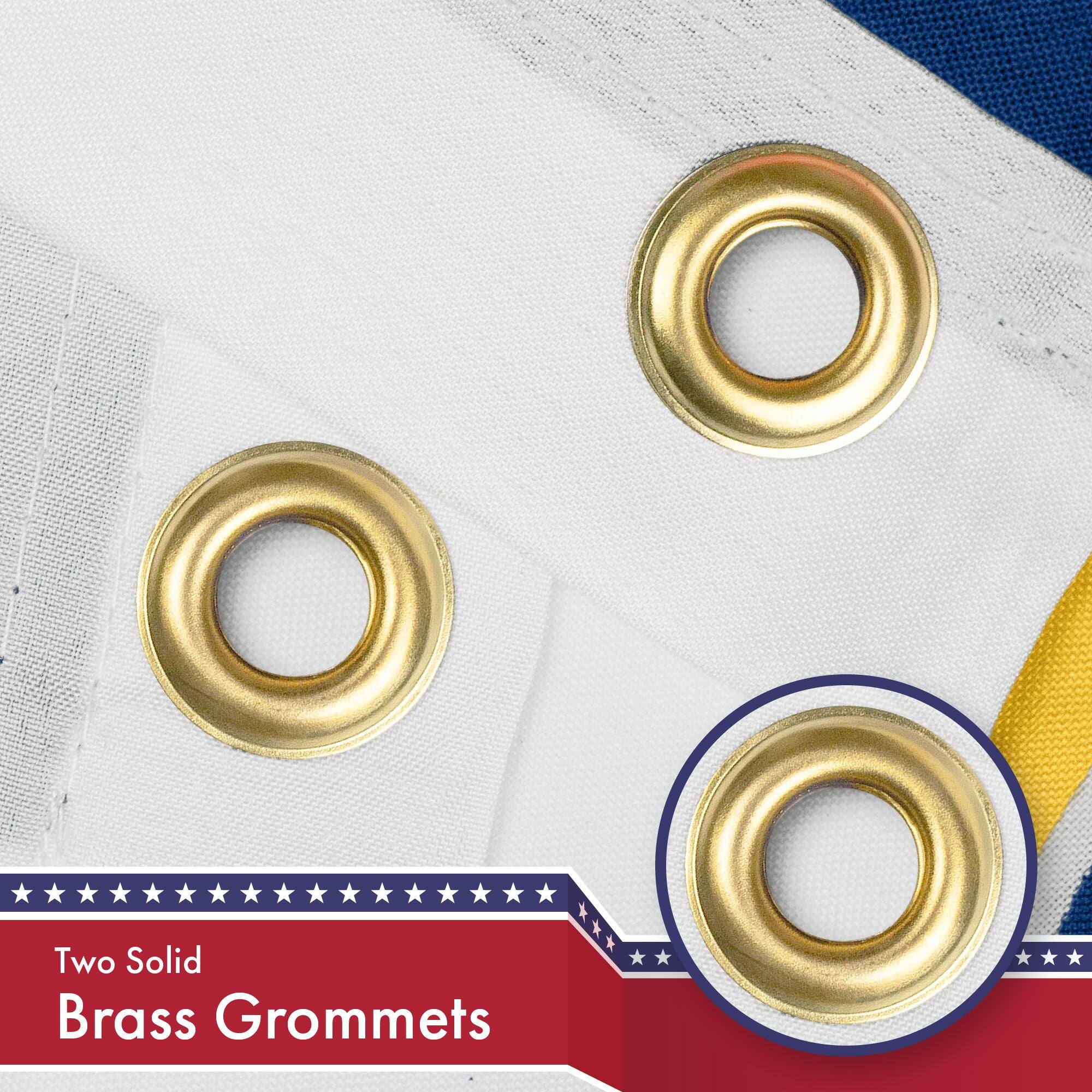 G128 Utah State Flag 3x5 ft, 150D Polyester, Brass Grommets, Indoor ...