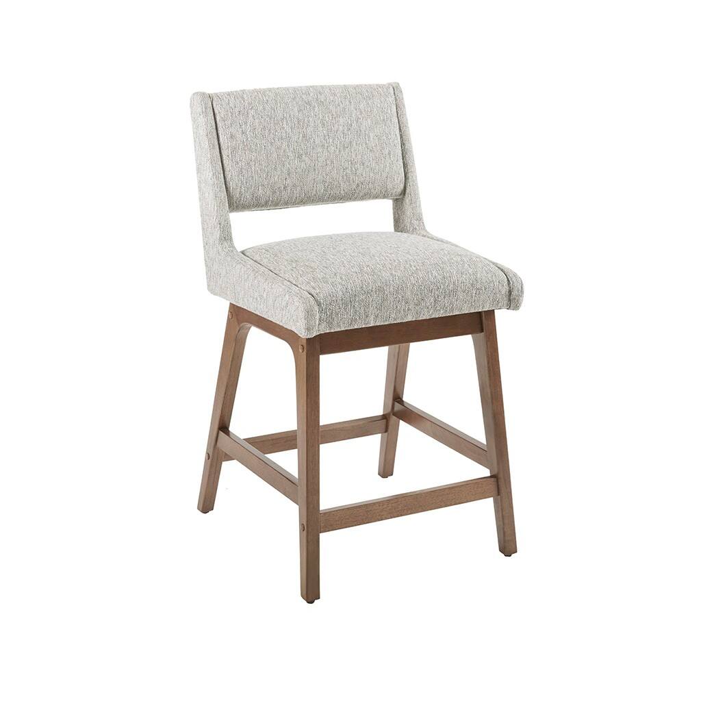 Gracie Mills - Carlene Chic Upholstered Dining Counter Stool - Light ...
