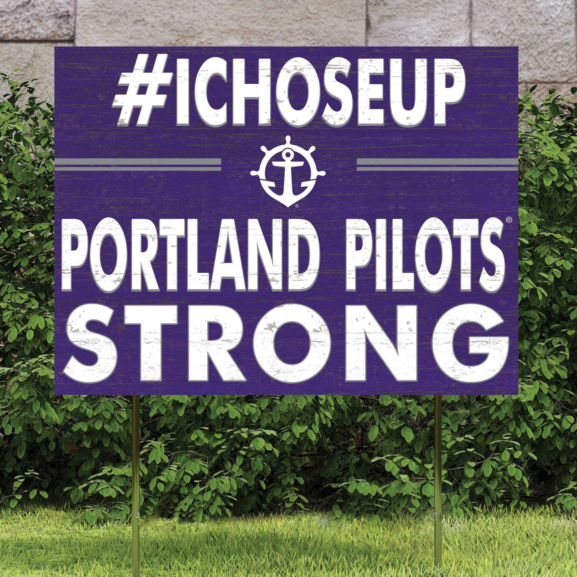 Jardine Portland Pilots 18" x 24" Yard Sign Purple 200092192 - Best Buy
