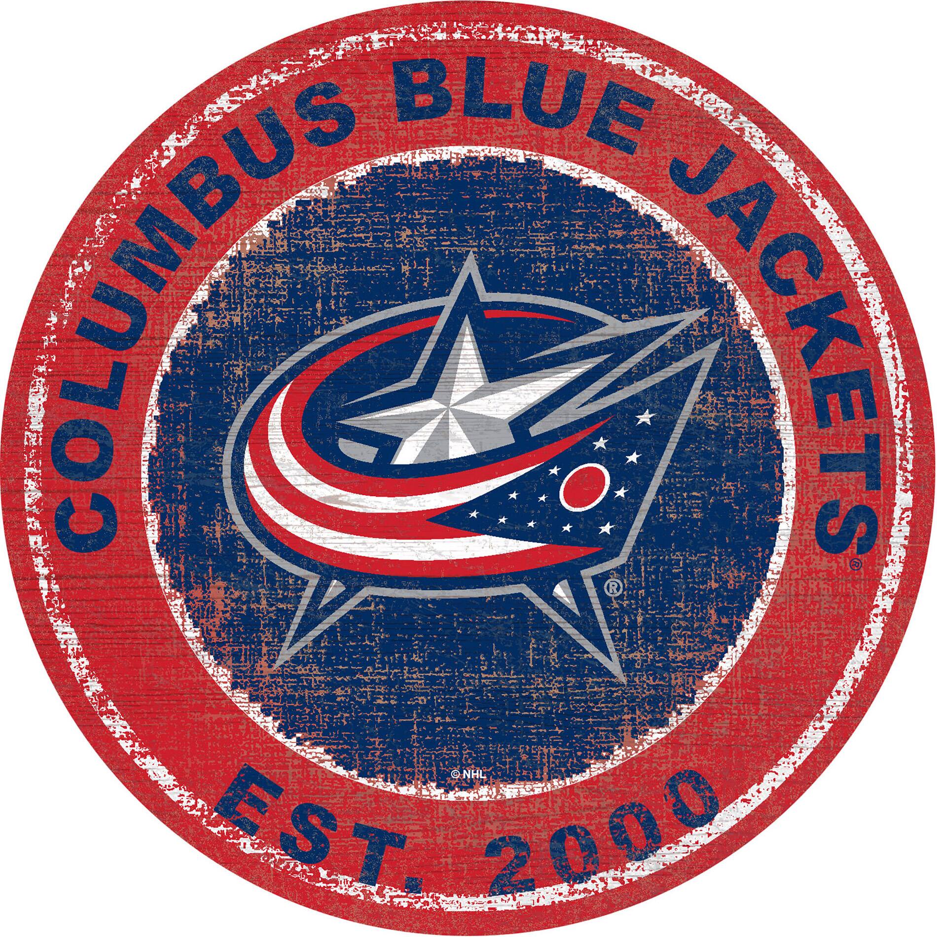 Fan Creations Columbus Blue Jackets 24'' Round Heritage Logo Sign ...