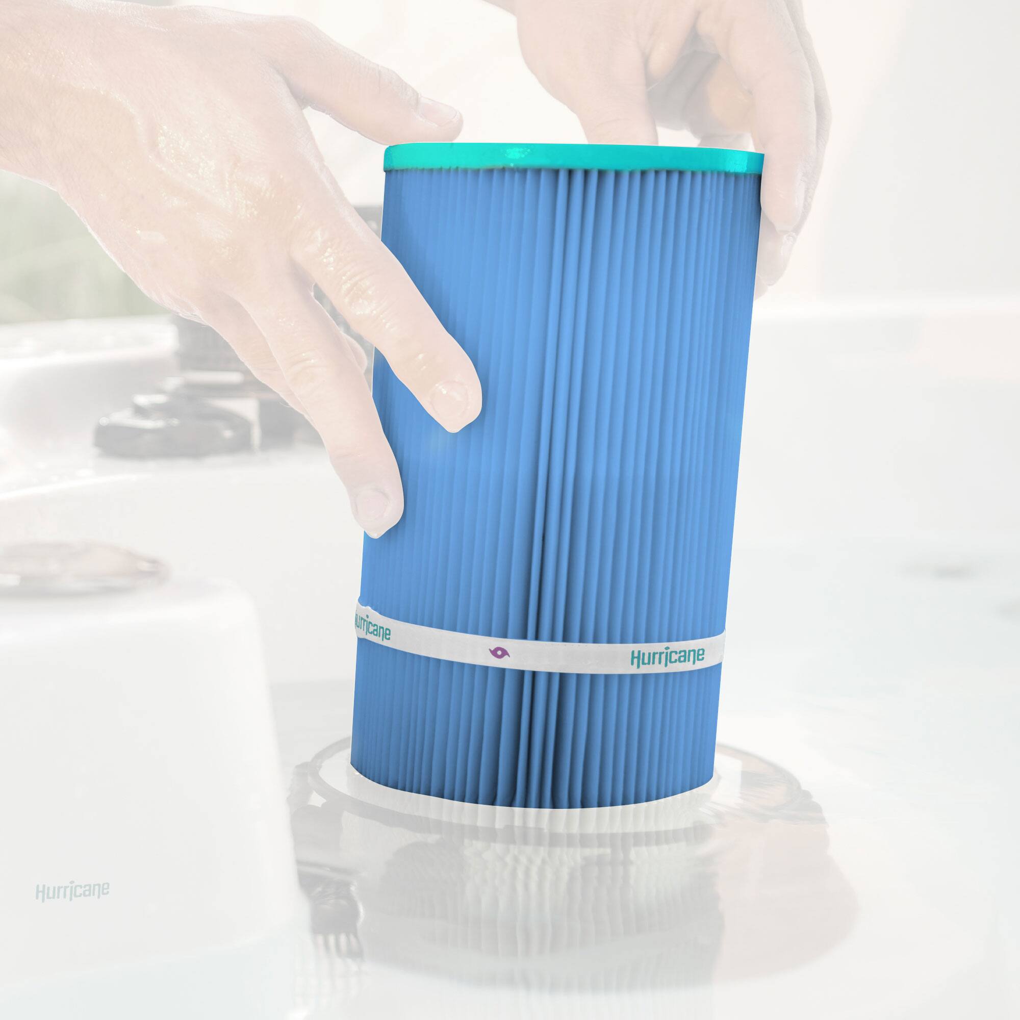 Hurricane 2 Pack HF4950 01M Elite Aseptic Pool Spa Filter Cartridge ...