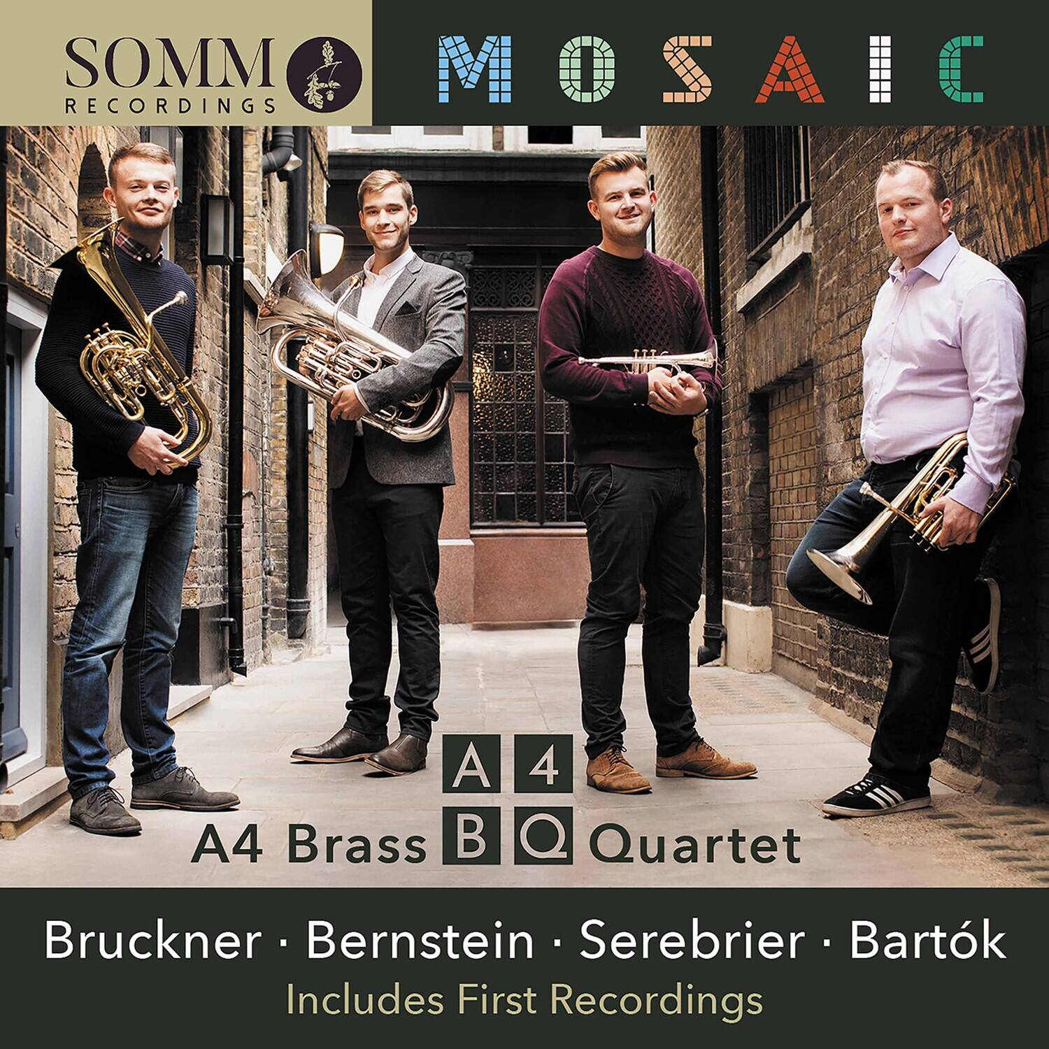 A4 Brass Quartet Smith Bates Cavanagh Robertson Mosaic COMPACT DISCS ...