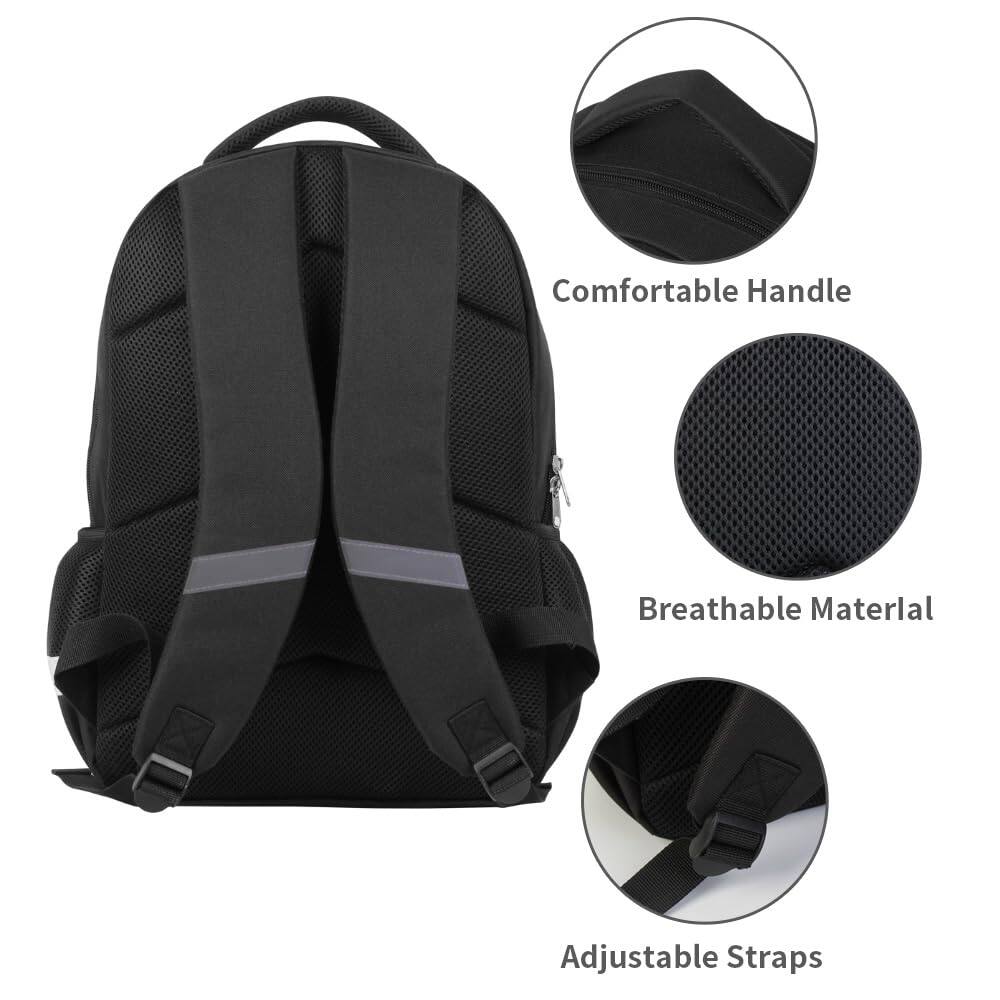 Pacoar Cade School Backpack For 17" Teens Elementary Middle Students ...